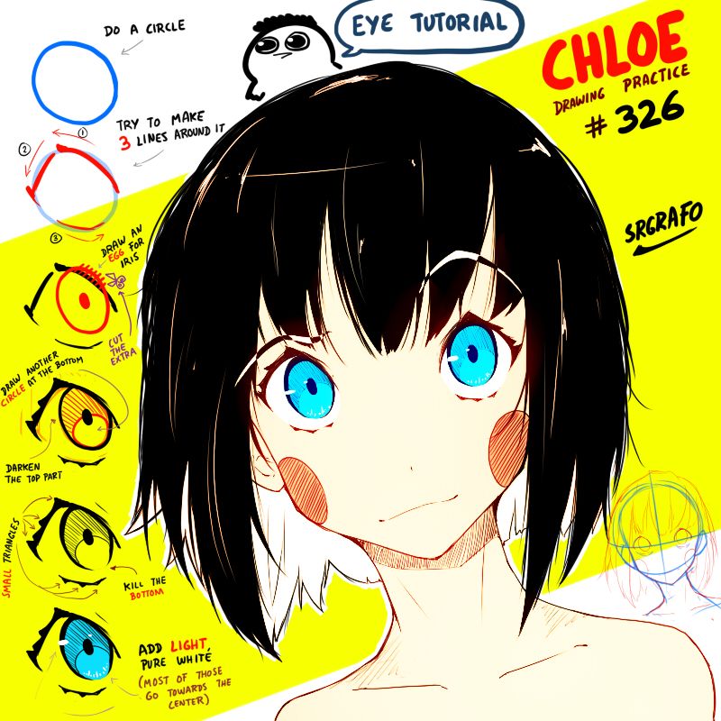 Chloe - Eye Tutorial | Scrolller