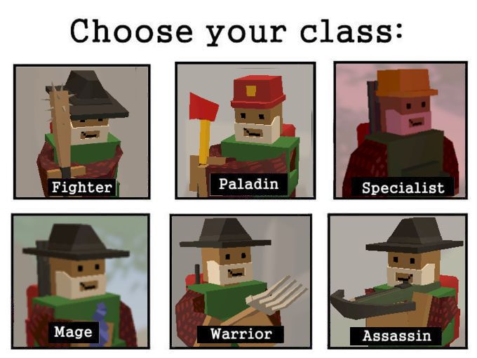 Choose your class | Scrolller