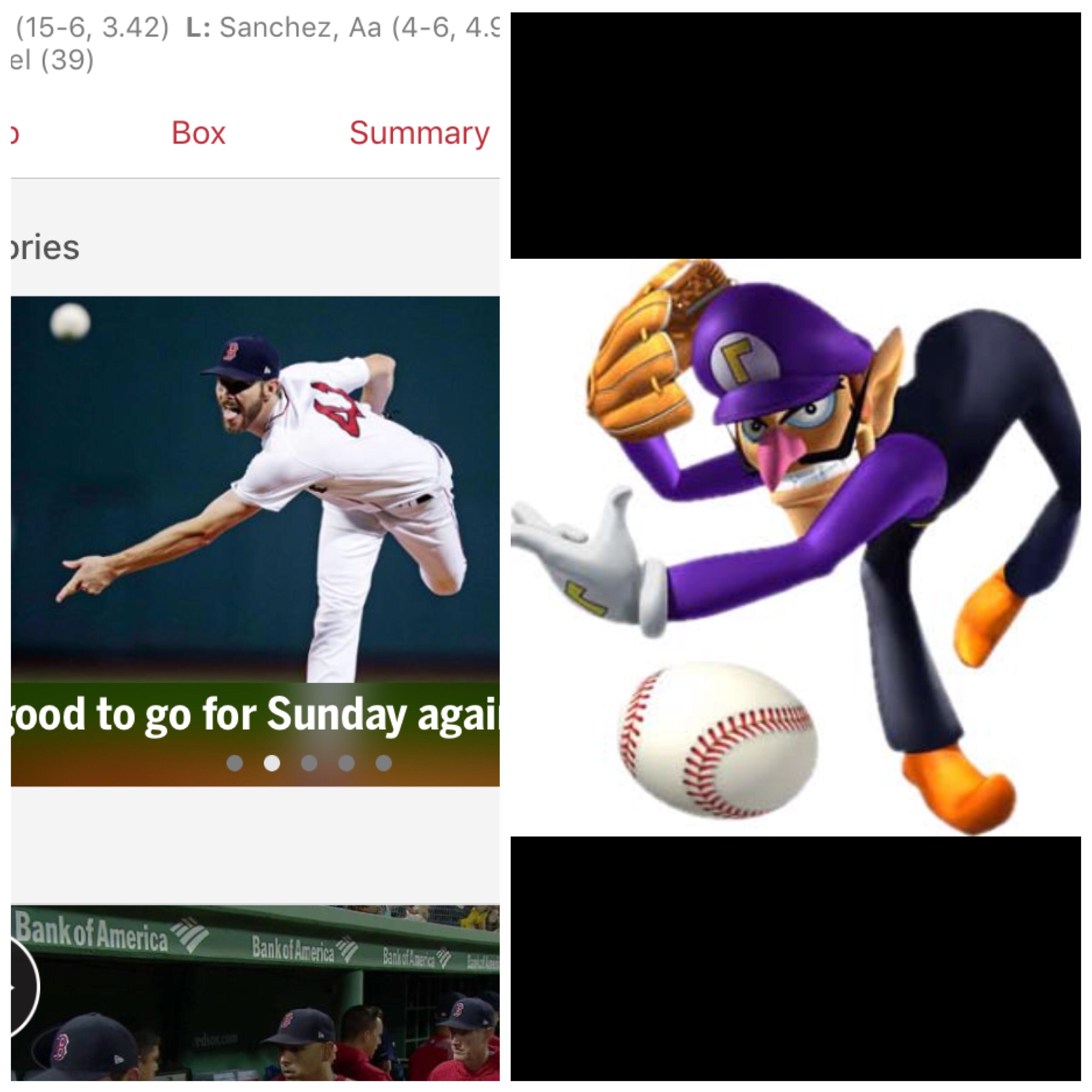 Chris Sale is a real life Waluigi | Scrolller