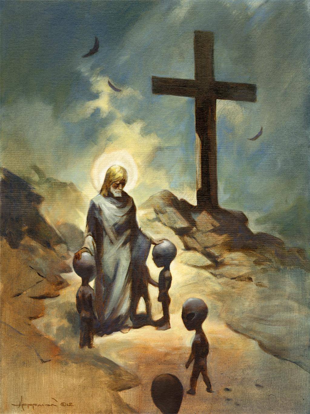 'Christ Blesses the Grays' by Mike Hoffman | Scrolller