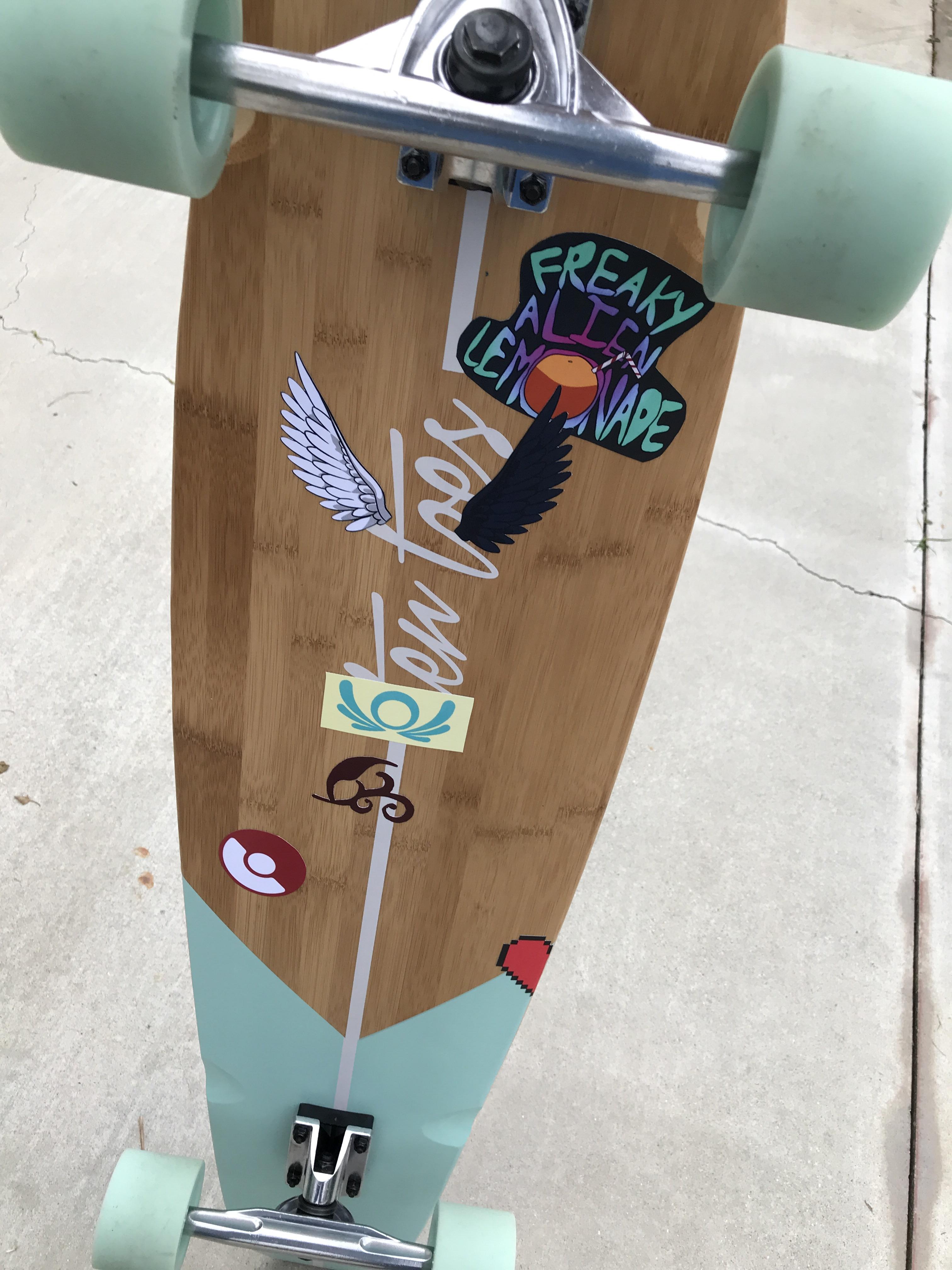 Christened my new board with stickers! | Scrolller