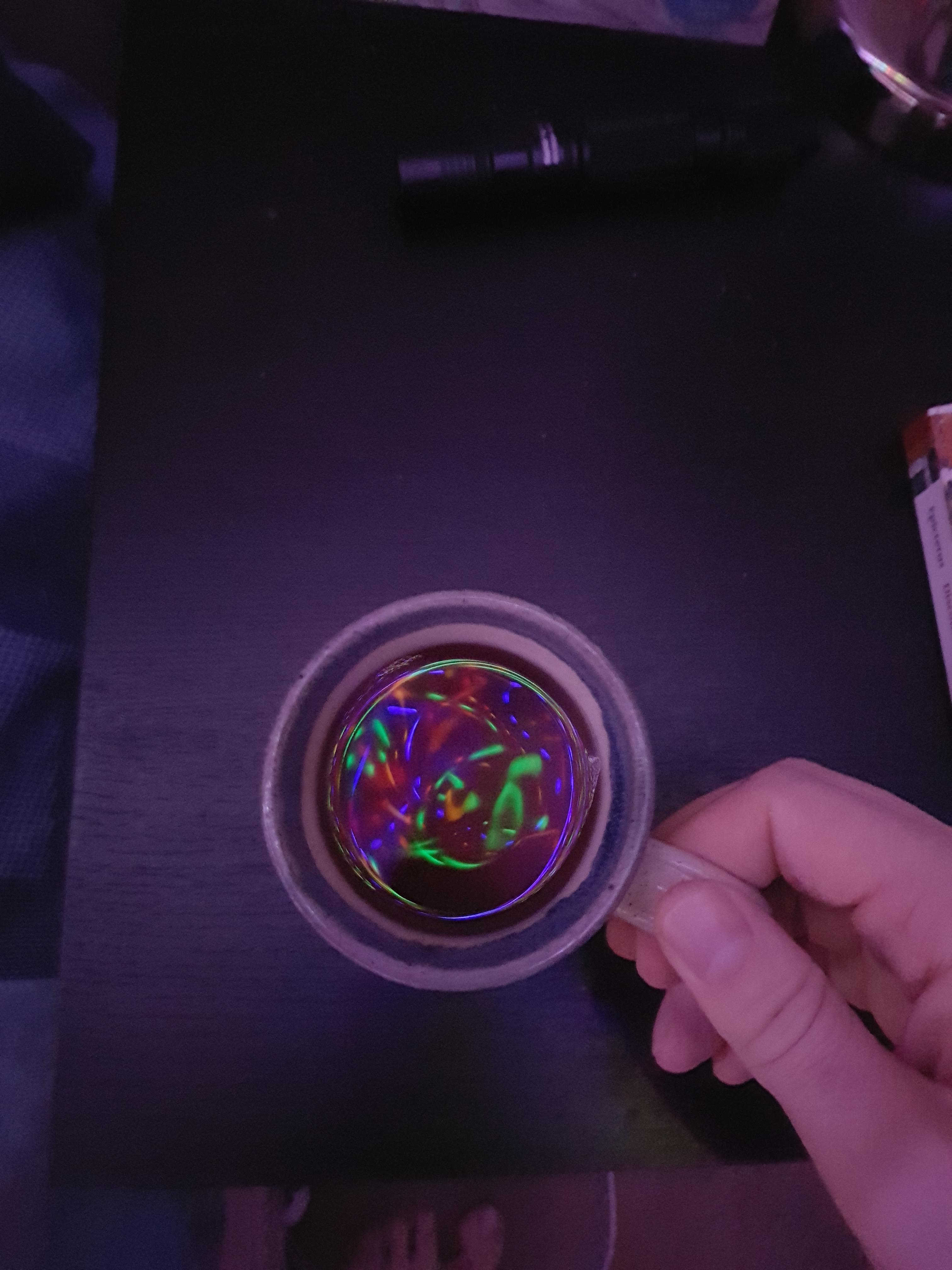 Christmas lights reflected in my cuppa | Scrolller