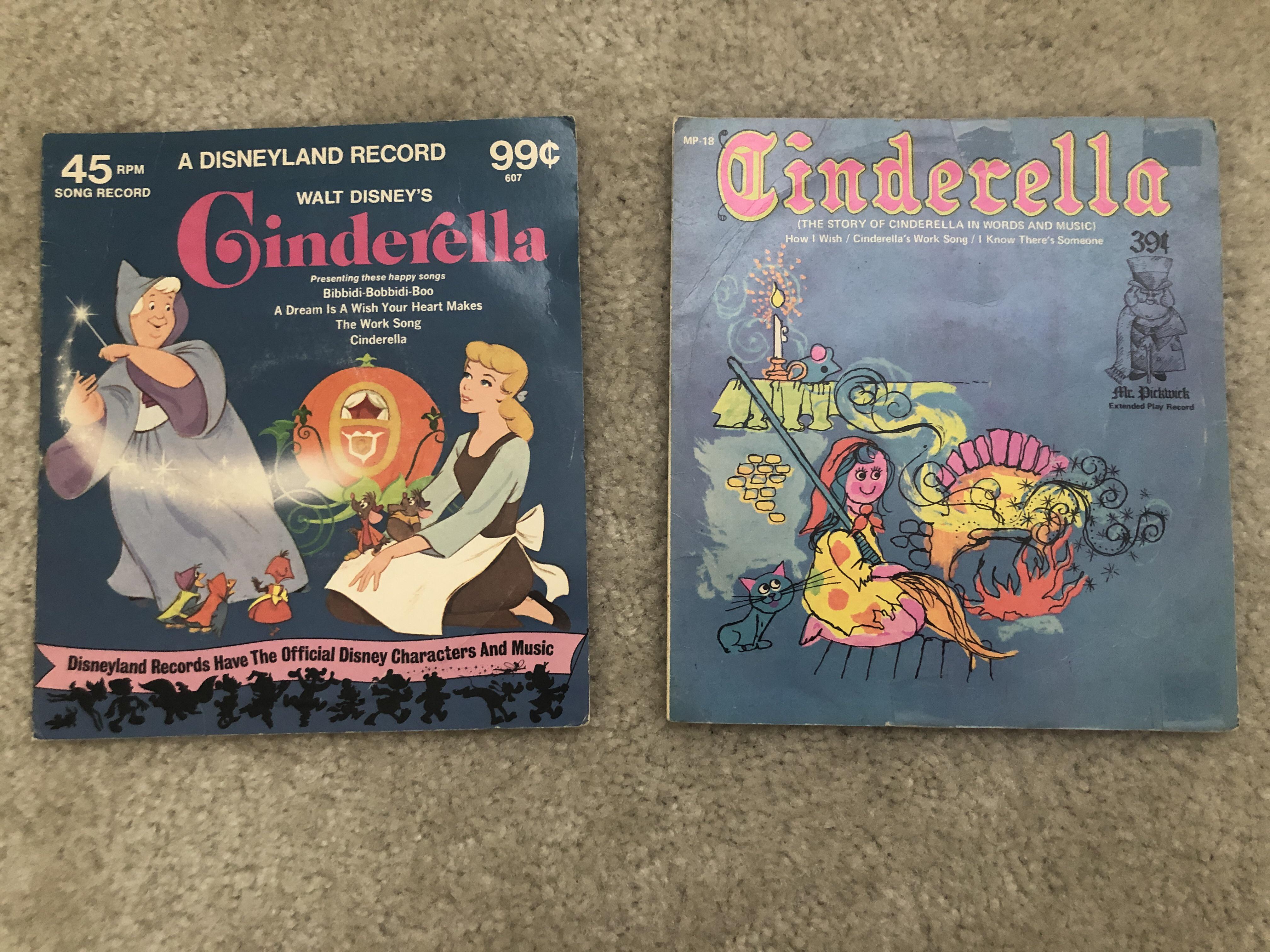 Cinderella 45s! Thinking I’ll frame them. | Scrolller