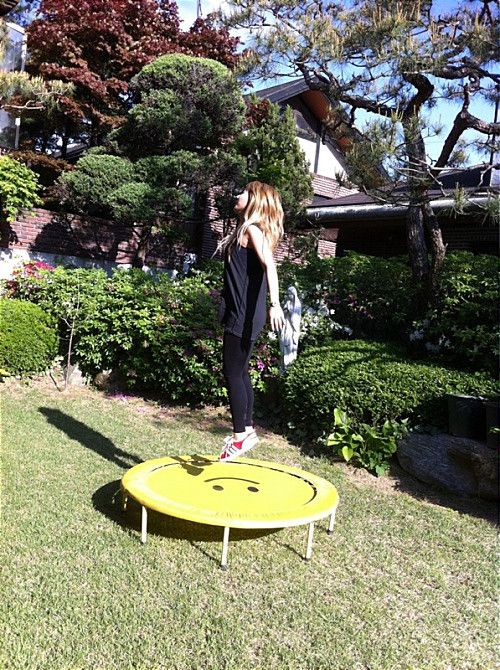 CL with a mini trampoline | Scrolller