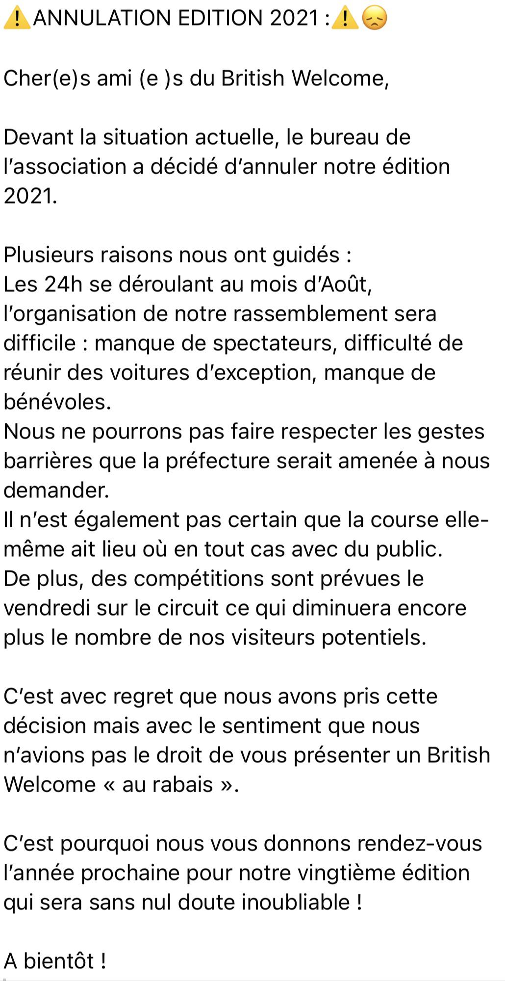 Classic British Welcome 2021 Cancelled | Scrolller