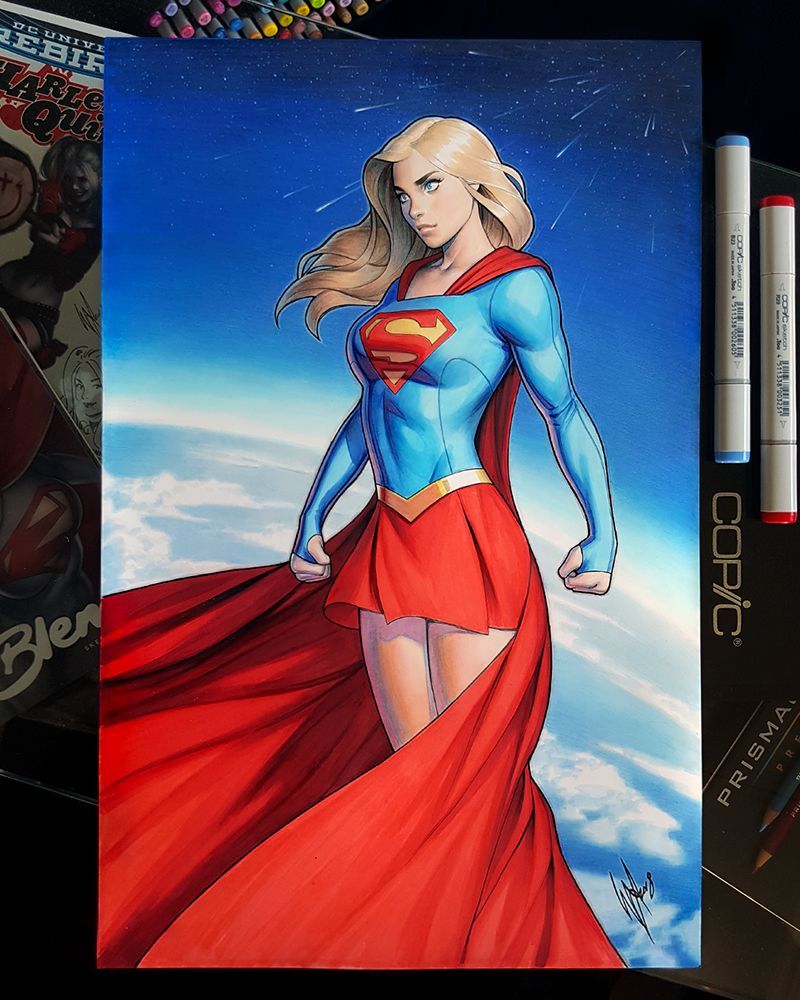 Classic Supergirl by Warren Louw | Scrolller