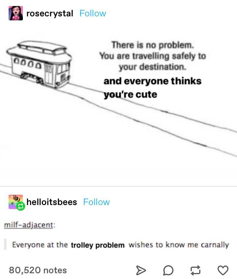 classic trolley problem | Scrolller