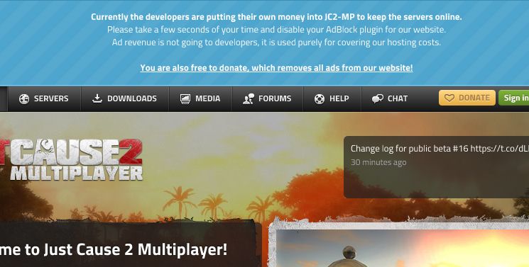 Classy and revenue-generating way to address AdBlock | Scrolller