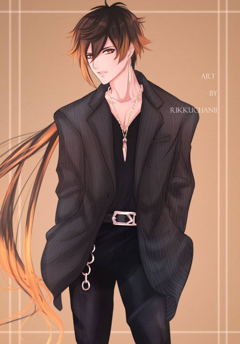 Classy Zhongli by @Rikkuchan11 | Scrolller