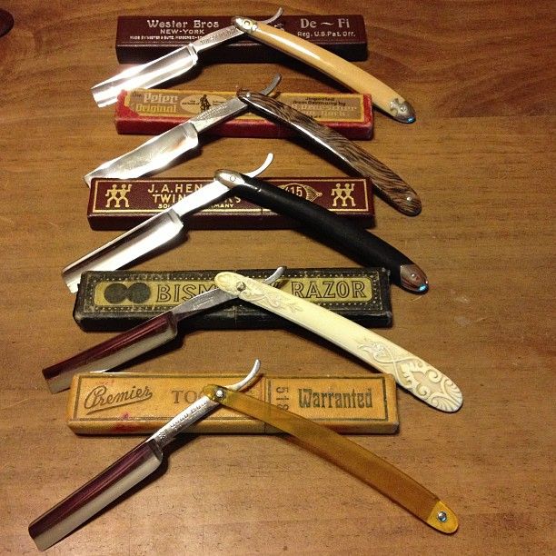 Cleaned up and honed these SE's for some groomsmen gift sets for a friend. | Scrolller