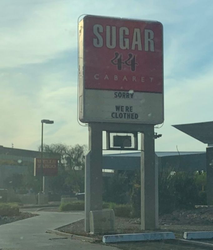 Clever strip club sign | Scrolller