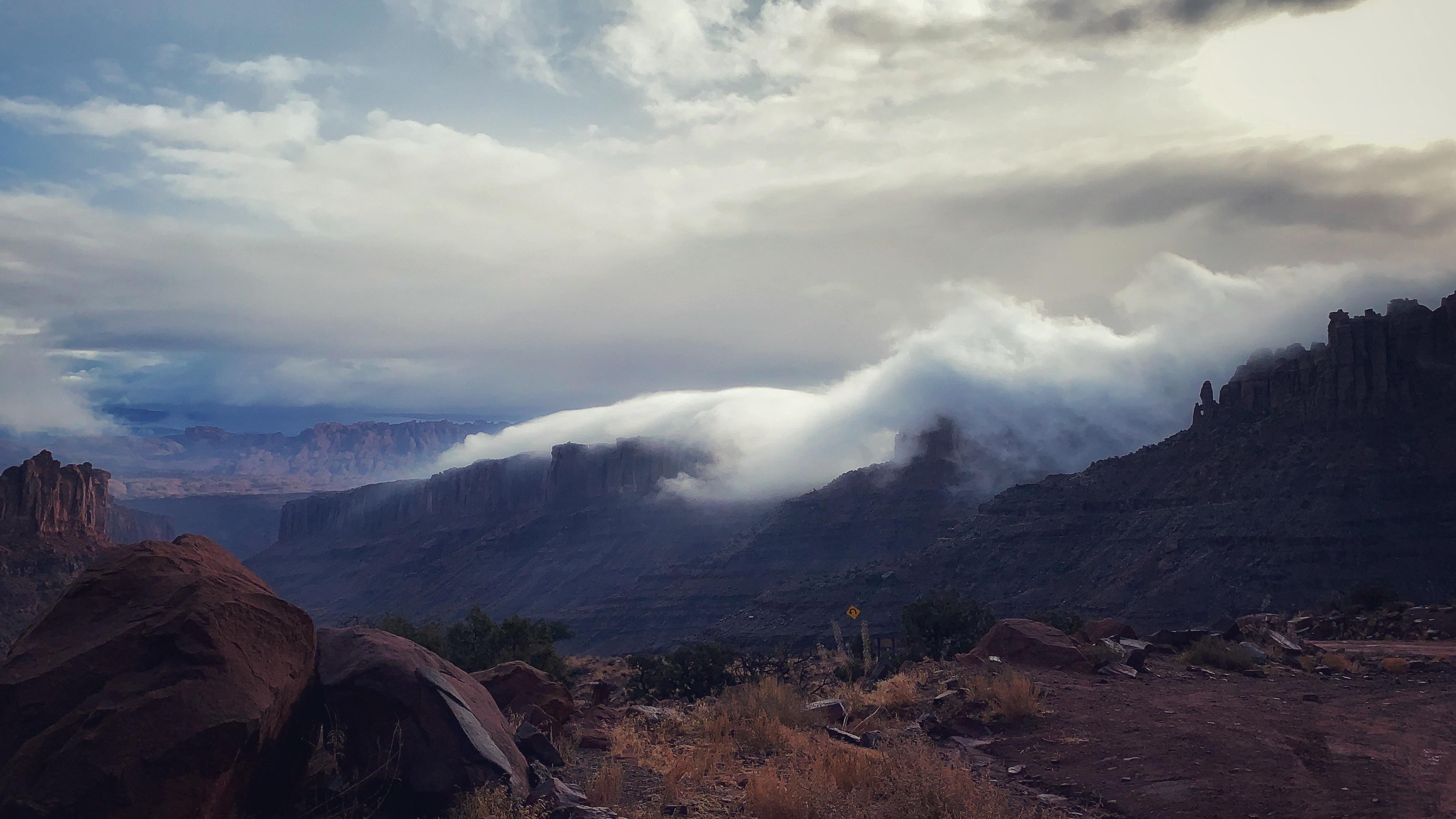 Clouds on Long Canyon | Scrolller