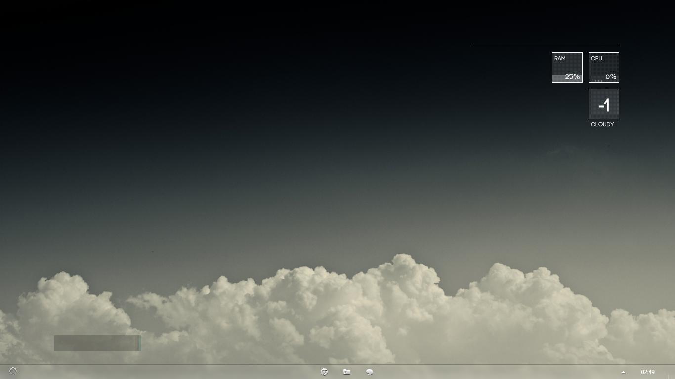 Cloudy desktop | Scrolller