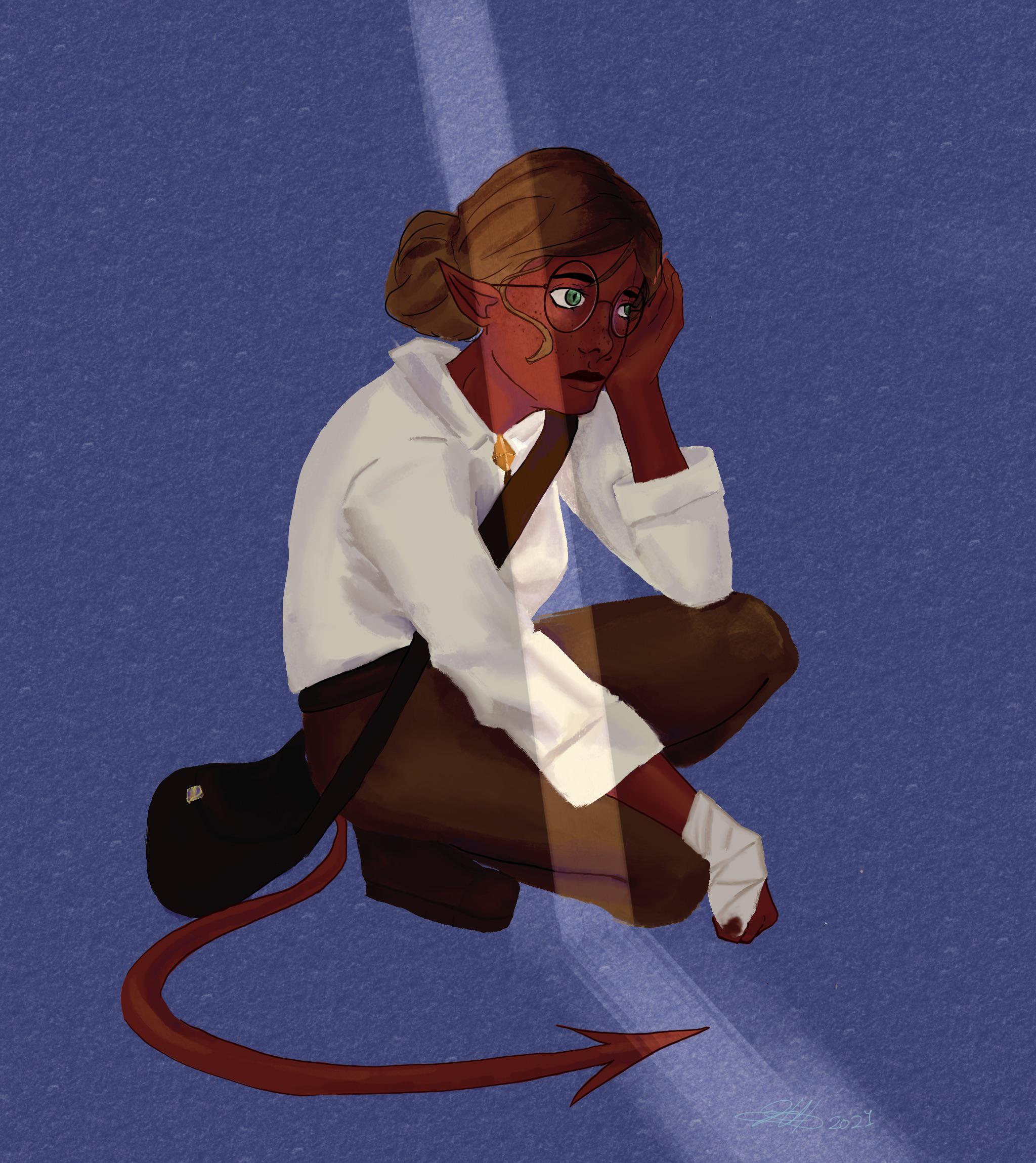 Cocoa, me, procreate, 2021 | Scrolller