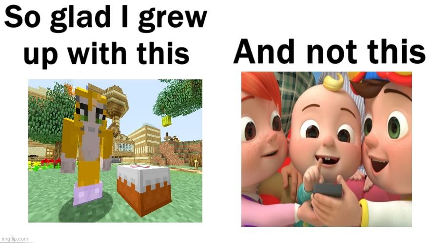 "Cocomelon bad, minecraft good", what's next? | Scrolller