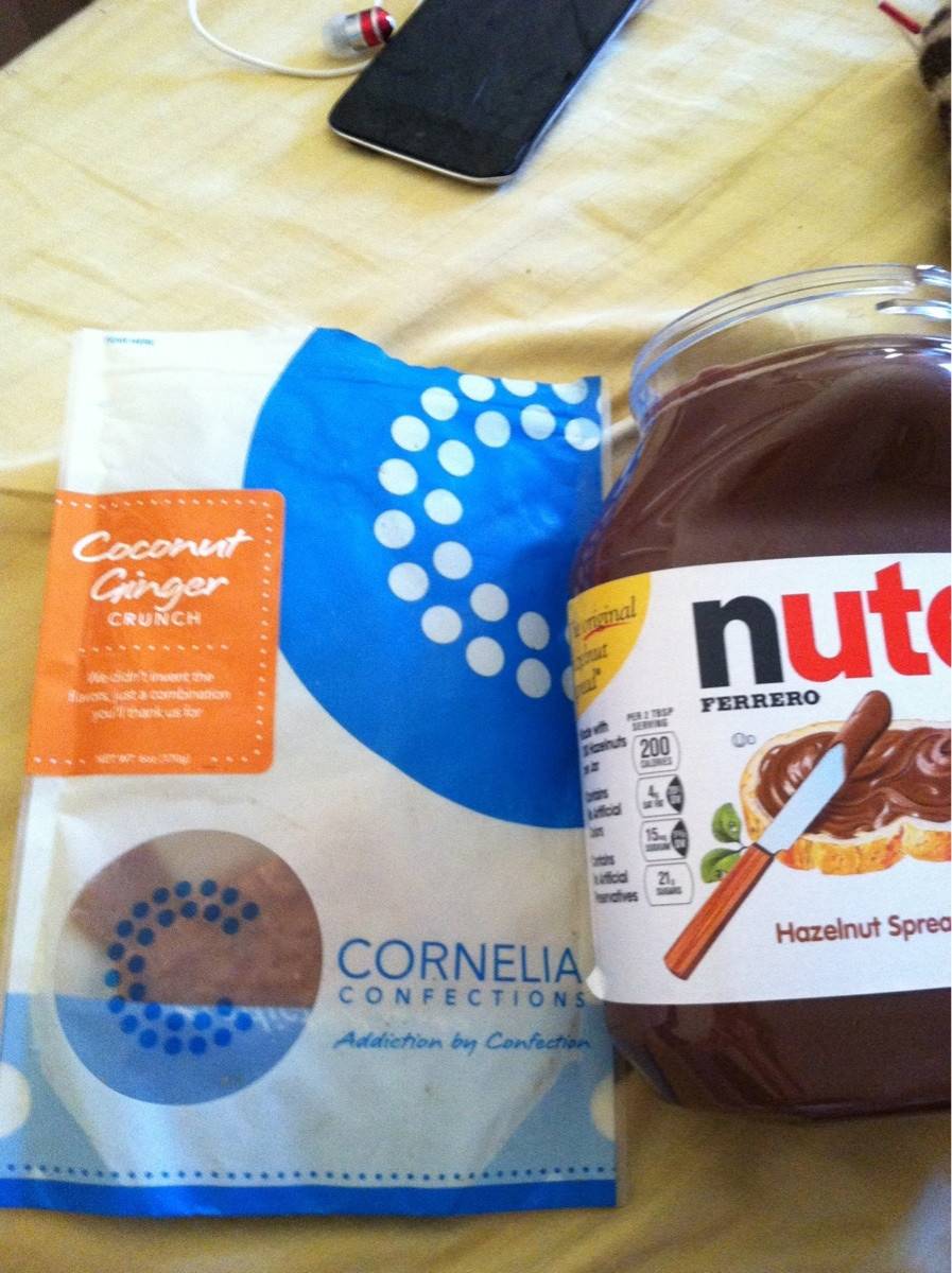 Coconut ginger crunch + Nutella [5] | Scrolller