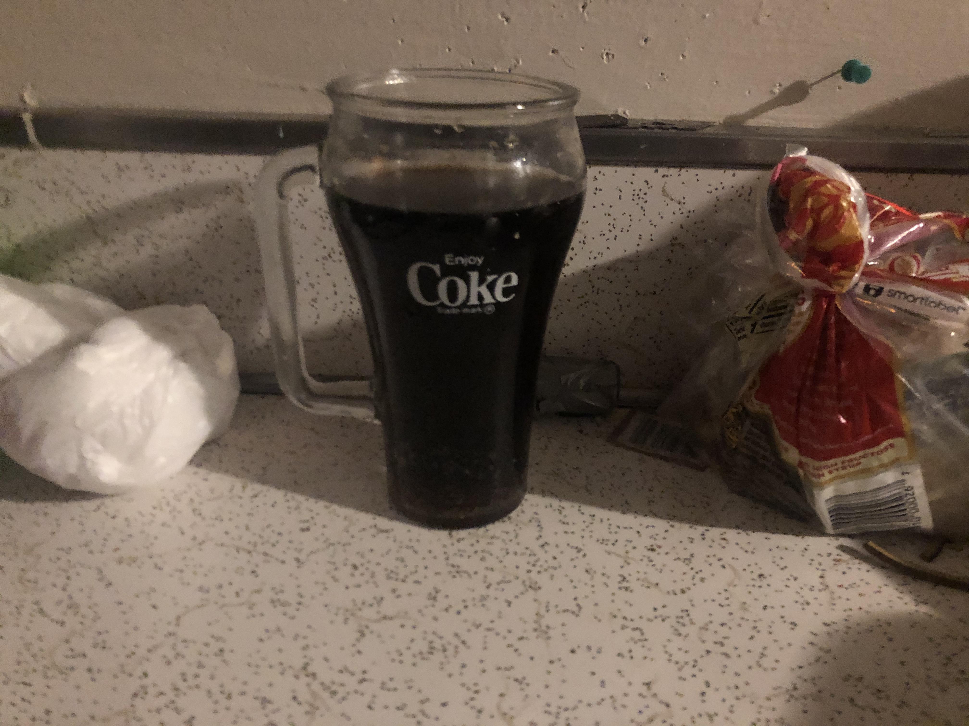 Coke in a coke glass, because I give a danm | Scrolller