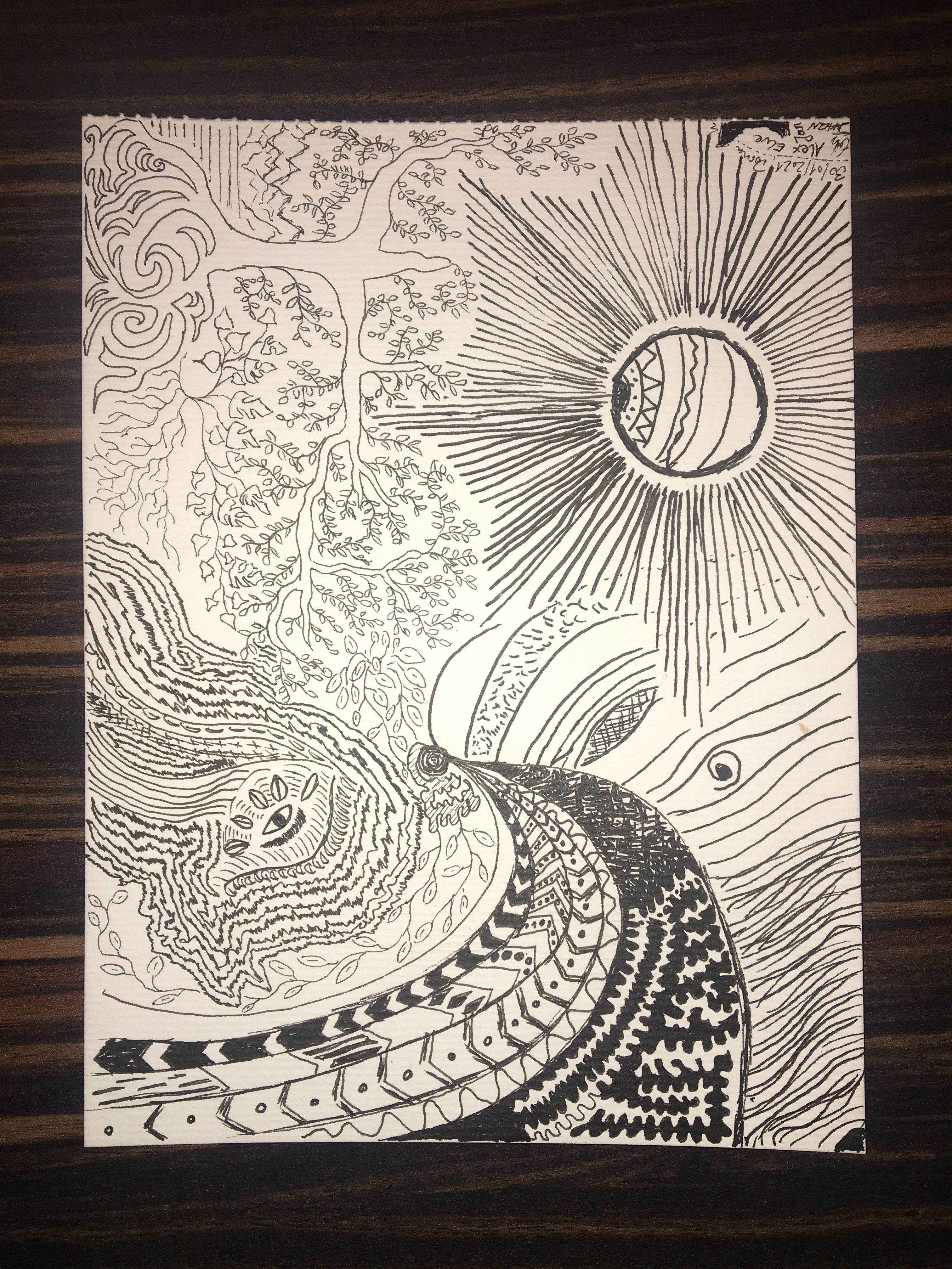 collaborative drawing with 5 friends on our rainbow journey | Scrolller