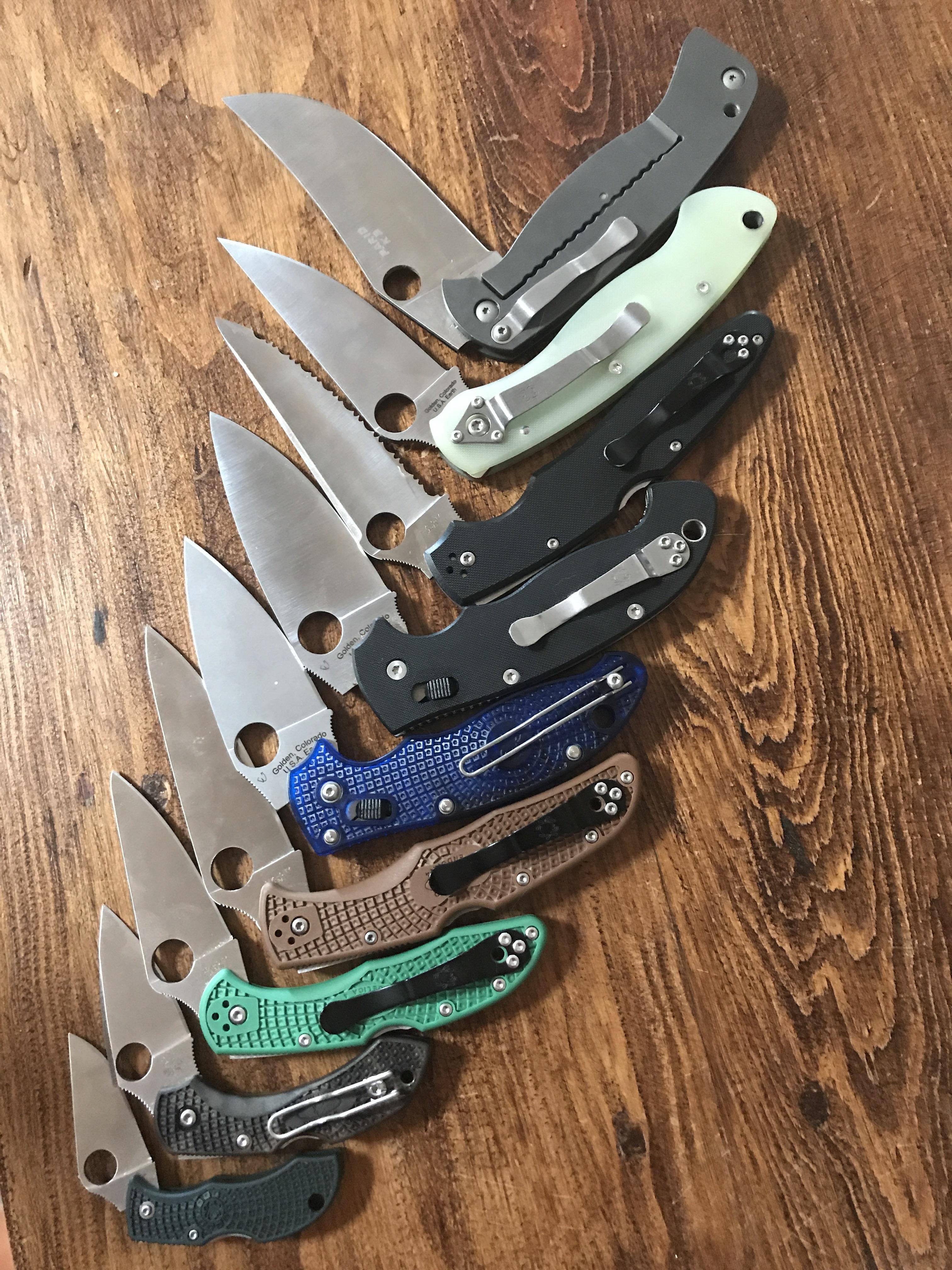 Collection of Spyderco knives | Scrolller