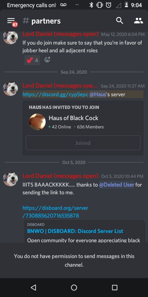 Come find your sissies, BBCs, snowbunnies and more. at Haus Of Black Cock on discord. Link https ...