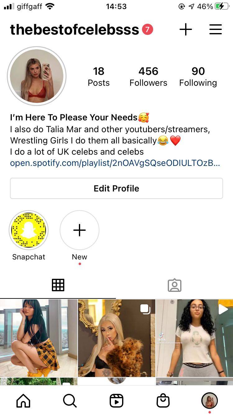 Come on boys don’t be shy message my insta to jerk off to the the fabulous Talia mar ️🥰 | Scrolller