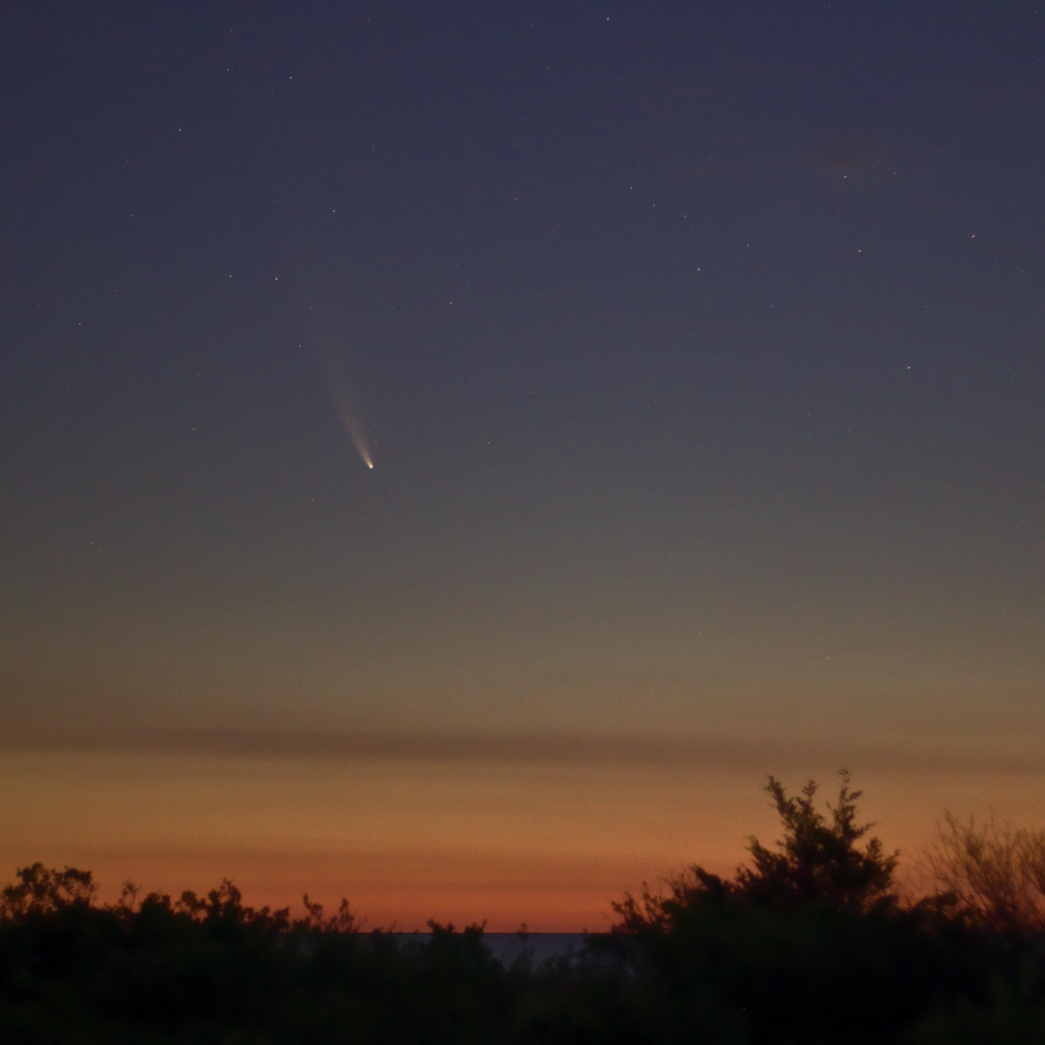 Comet NEOWISE from Slaughter Beach. 🤘👽 | Scrolller