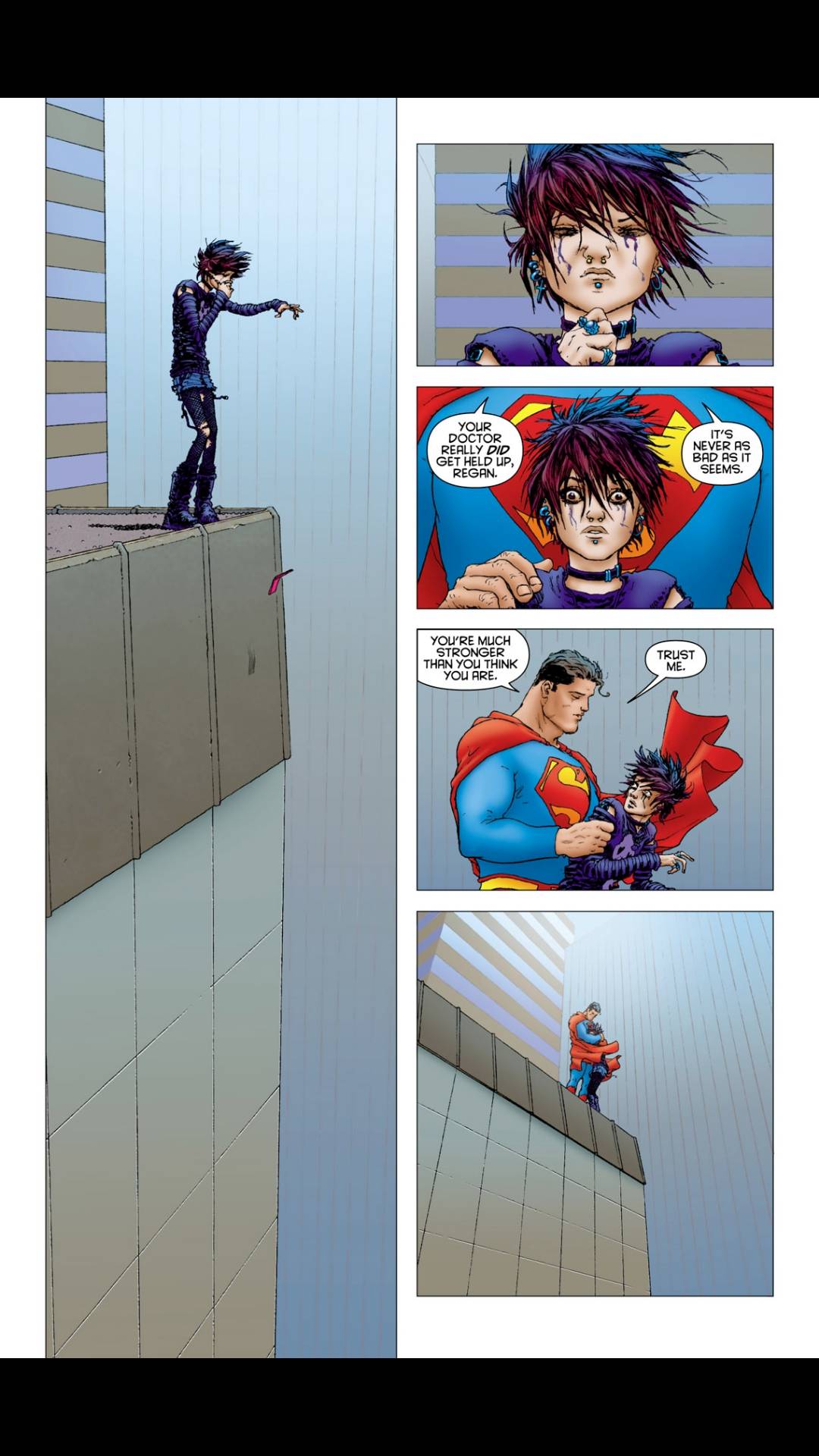 [Comic excerpt] The best of us. From All Star Superman. | Scrolller