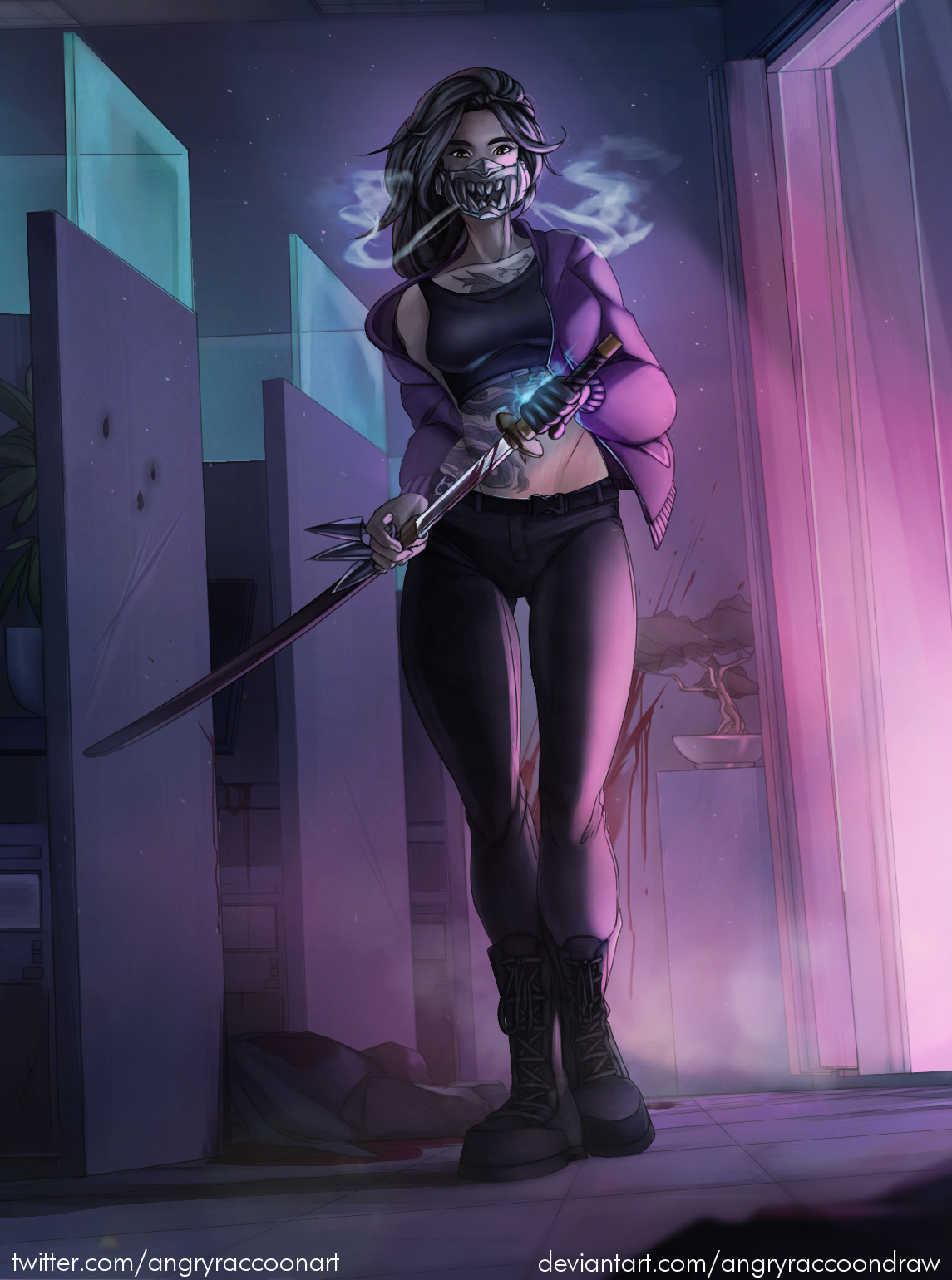 [Commission] Black Dragon, the Physical Adept | Scrolller