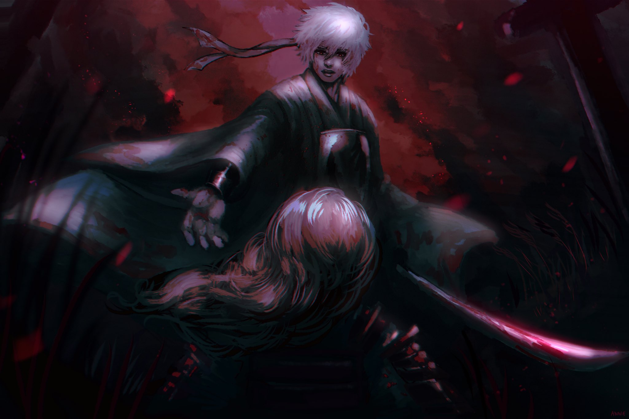 Commissioned this art of my main man helping me deal with my depression! | Scrolller