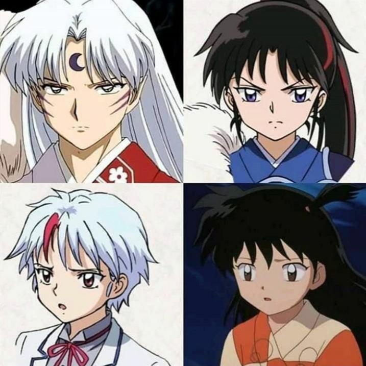 Comparison between Sesshomaru and Setsuna, Rin and Towa | Scrolller