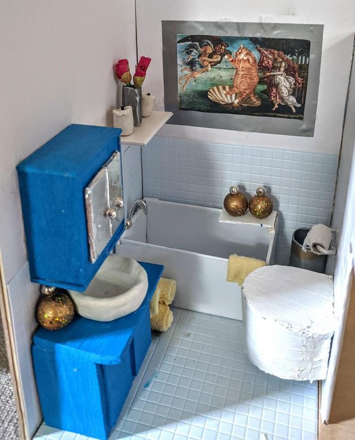 Completed bathroom for my first from-scratch build | Scrolller