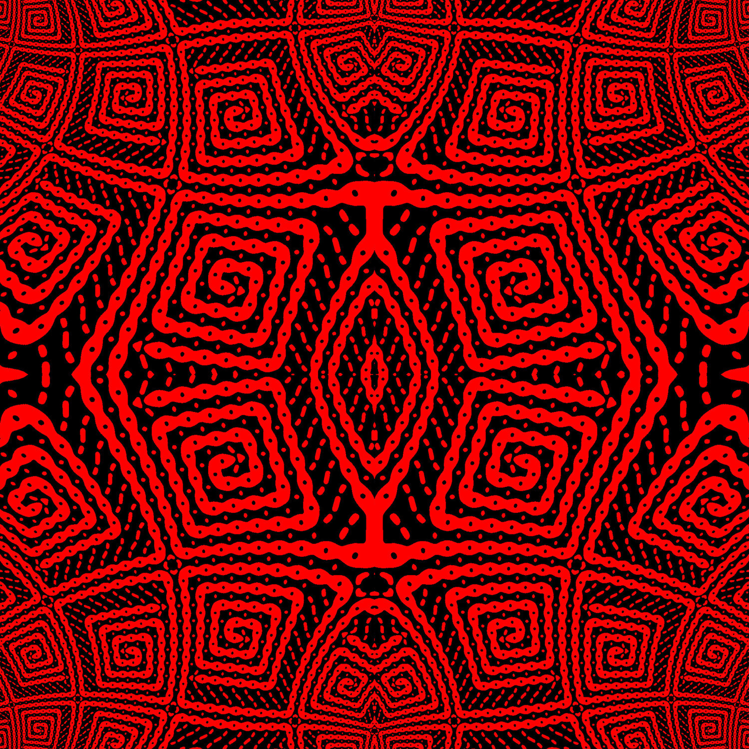 Composition in Black and Red | Scrolller