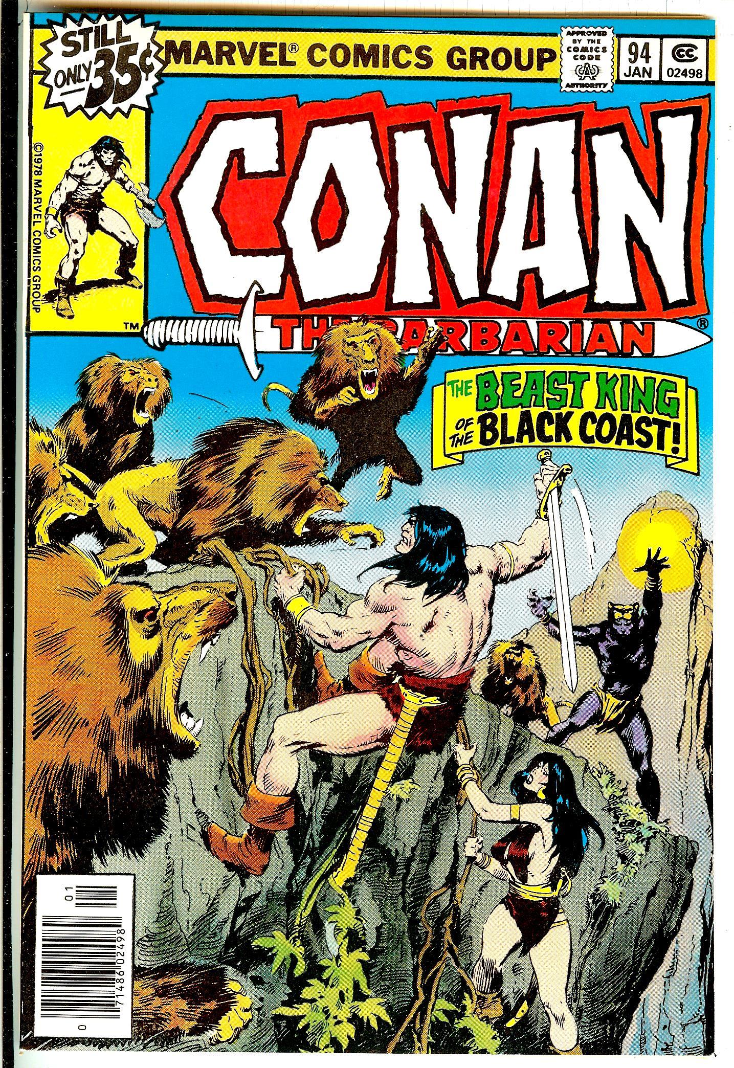 "Conan The Barbarian" #094 (art by John Buscema, Jan 1979) | Scrolller