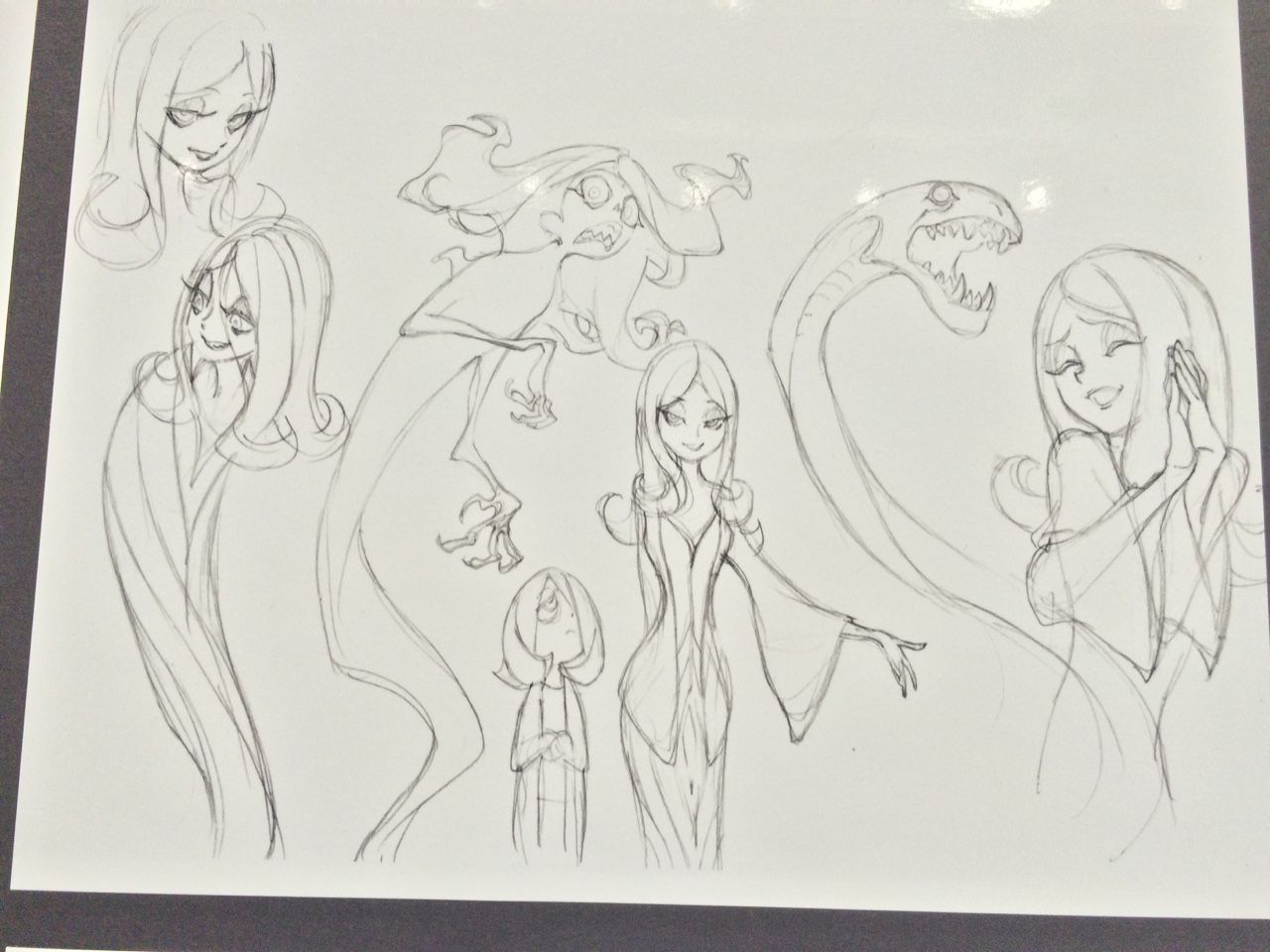 Concept art of Sucy's mother. | Scrolller