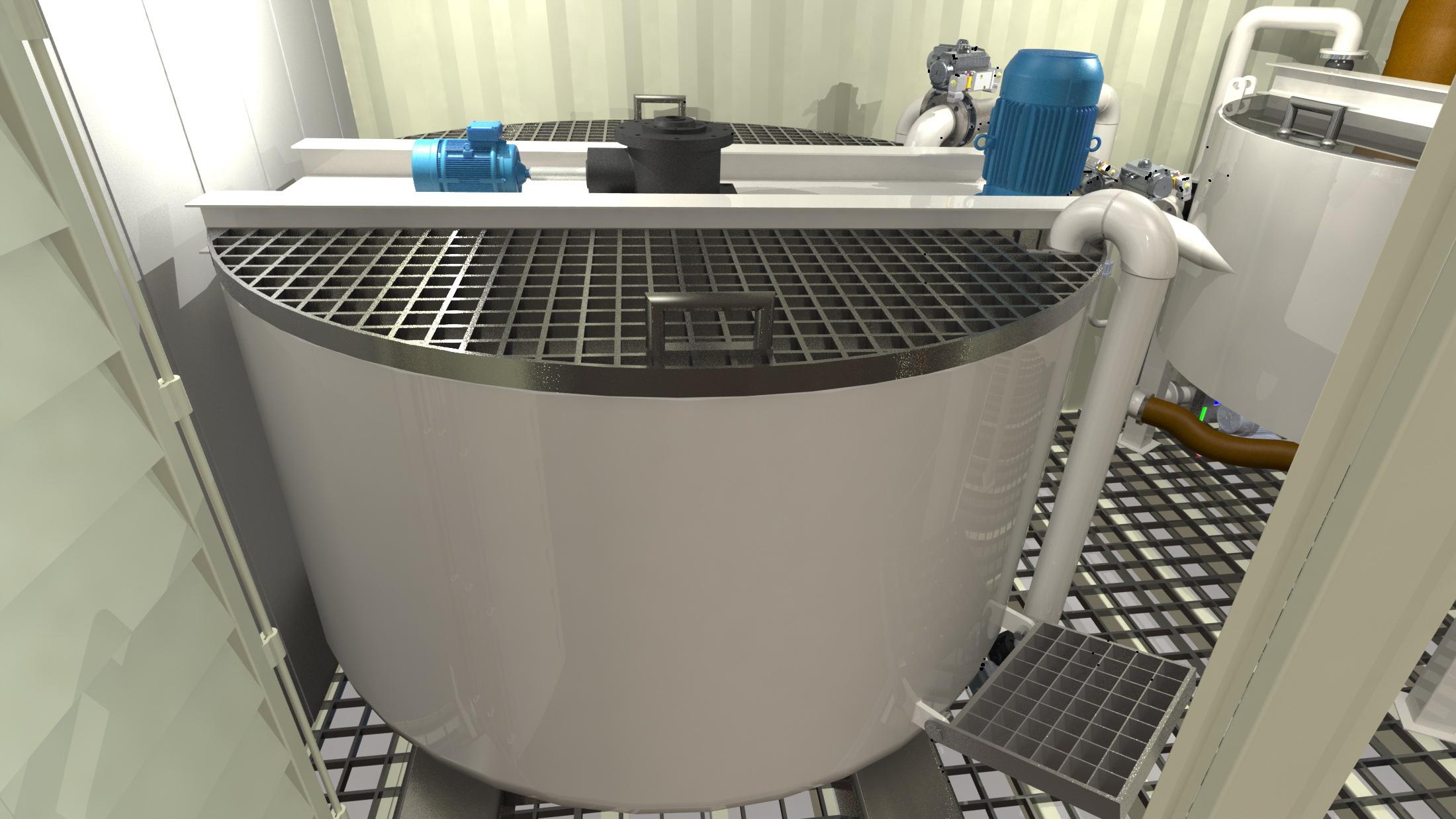 Concrete batching unit - Design,3D Modeling and rendering by Solidworks | Scrolller
