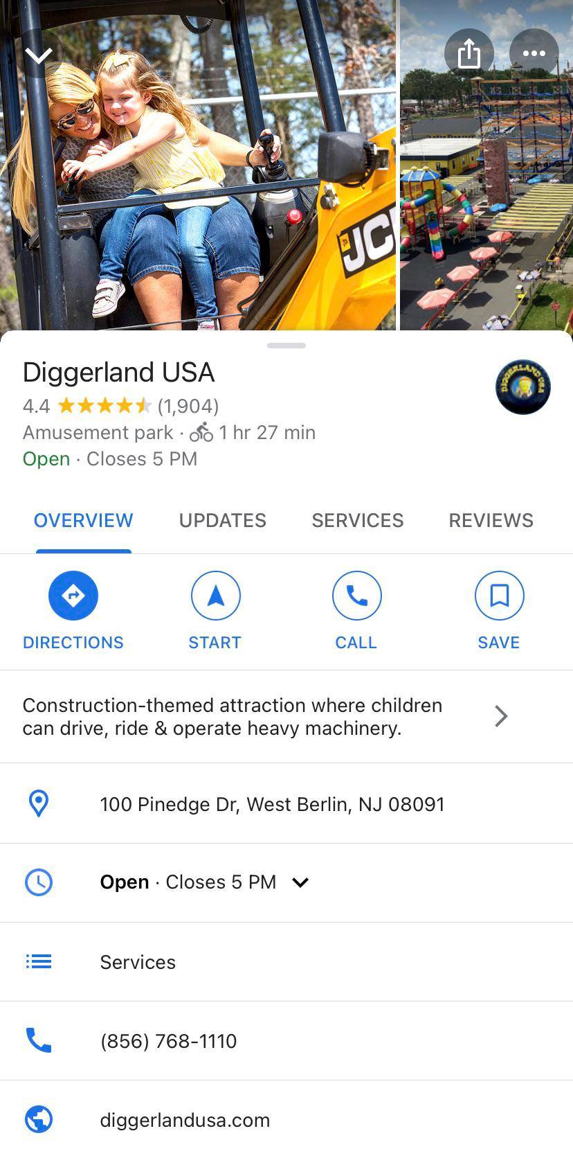 Construction-themed Amusement Park for kids to operate heavy machinery | Scrolller