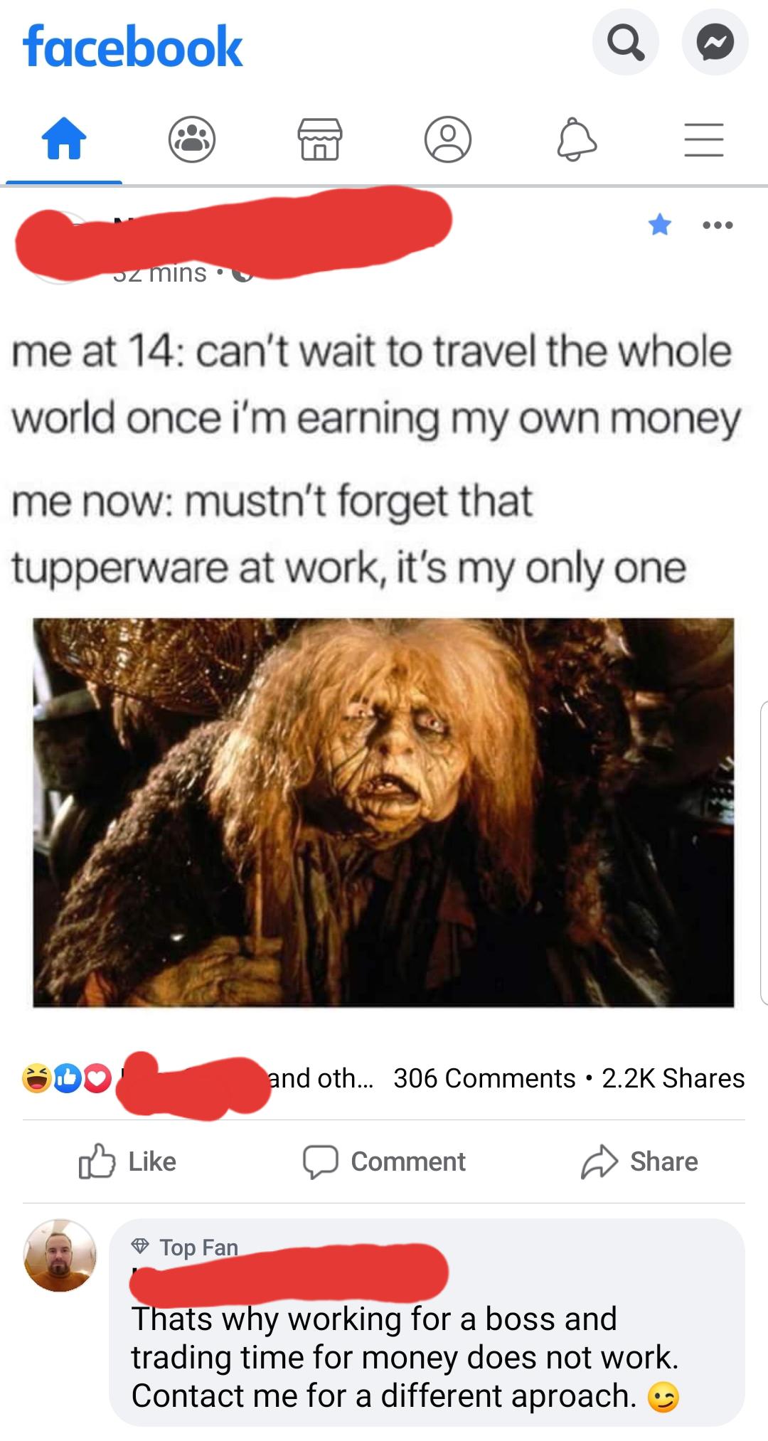 "Contact me for a different approach" | Scrolller