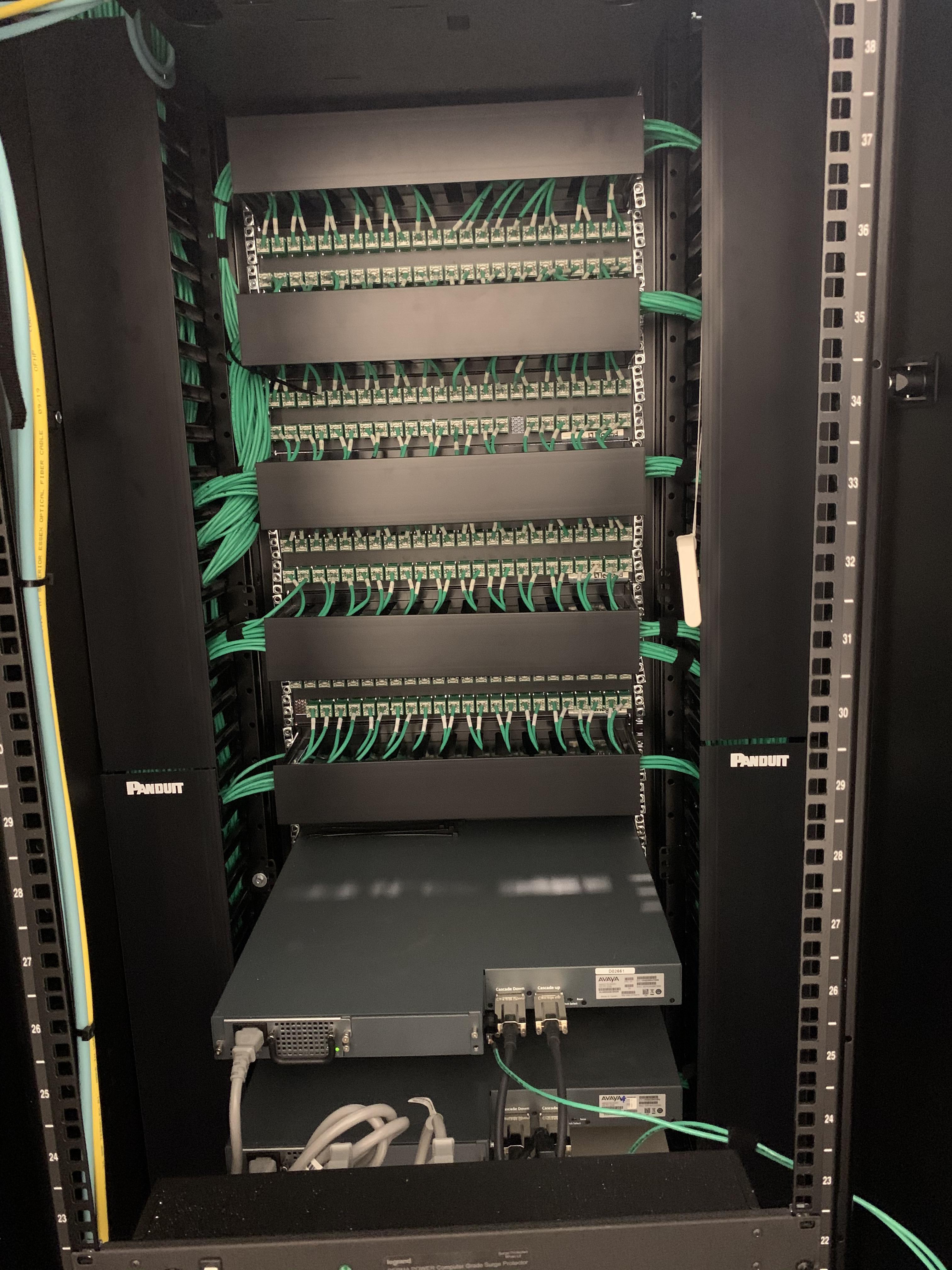 Contractors landed patch panel in wrong room, so we moved it and made it better... | Scrolller