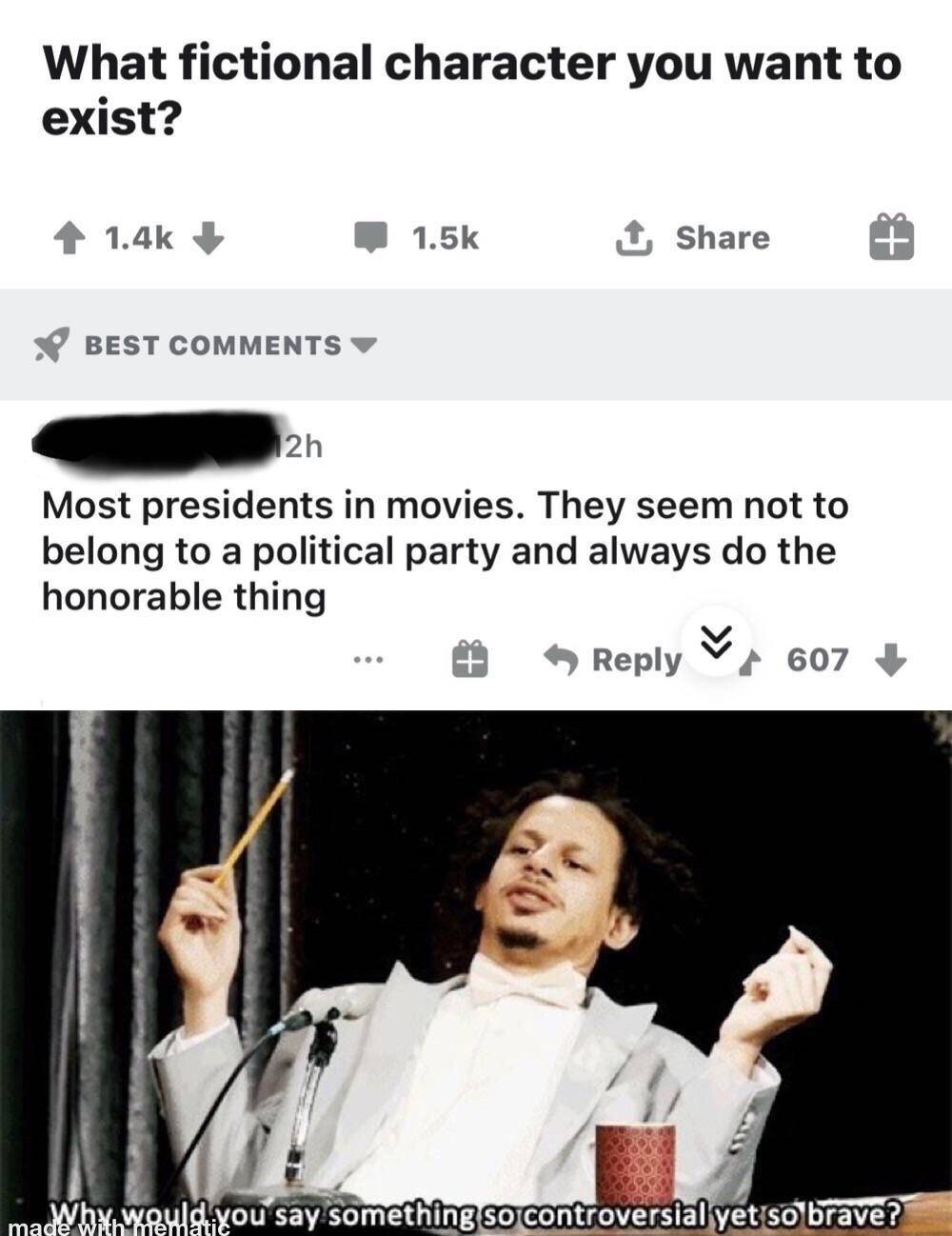 controversial yet so brave | Scrolller