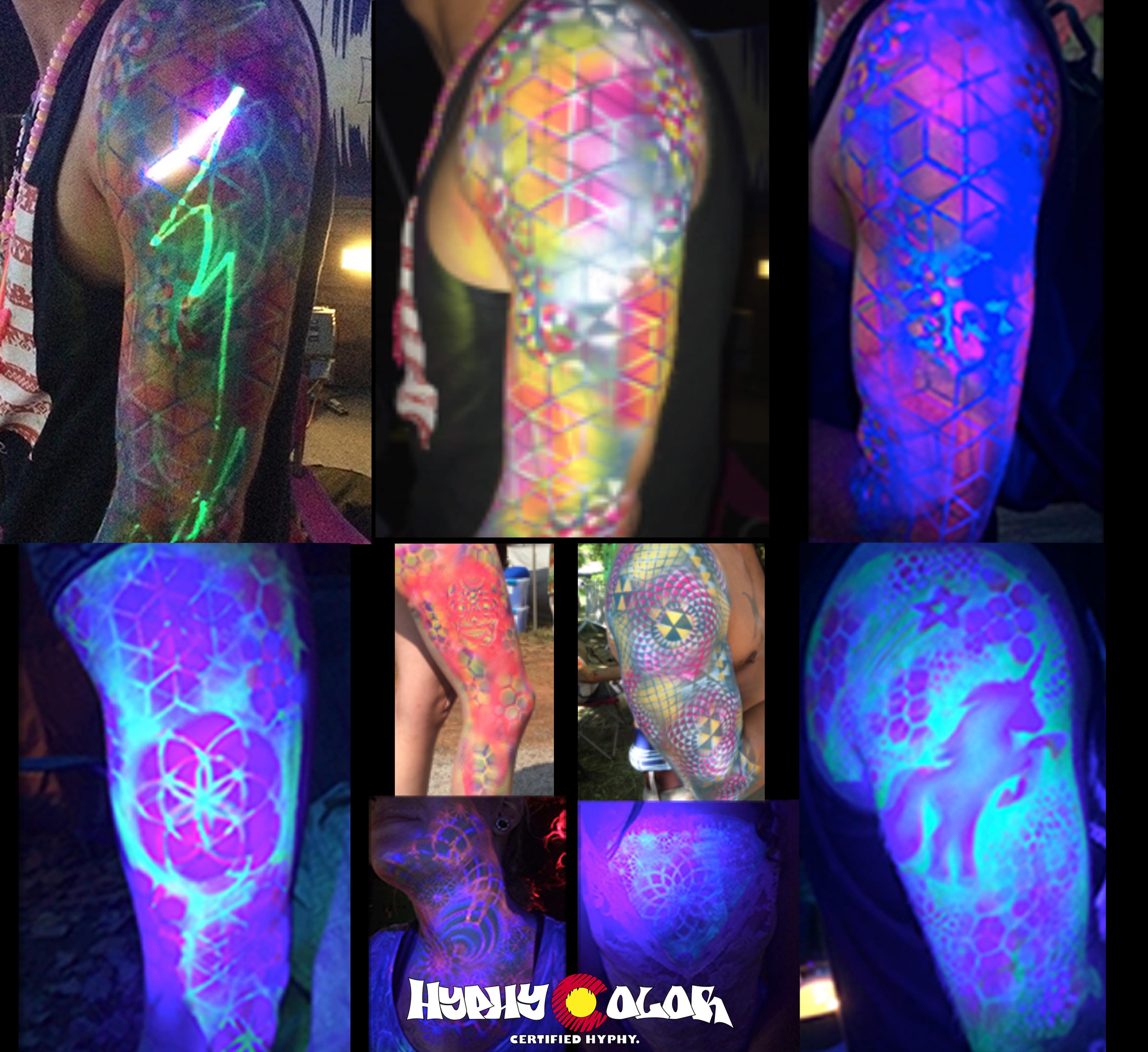 Coolest Body Paint Ever!!! Glows in the Dark and UV Reactive in addition to being super dope in ...