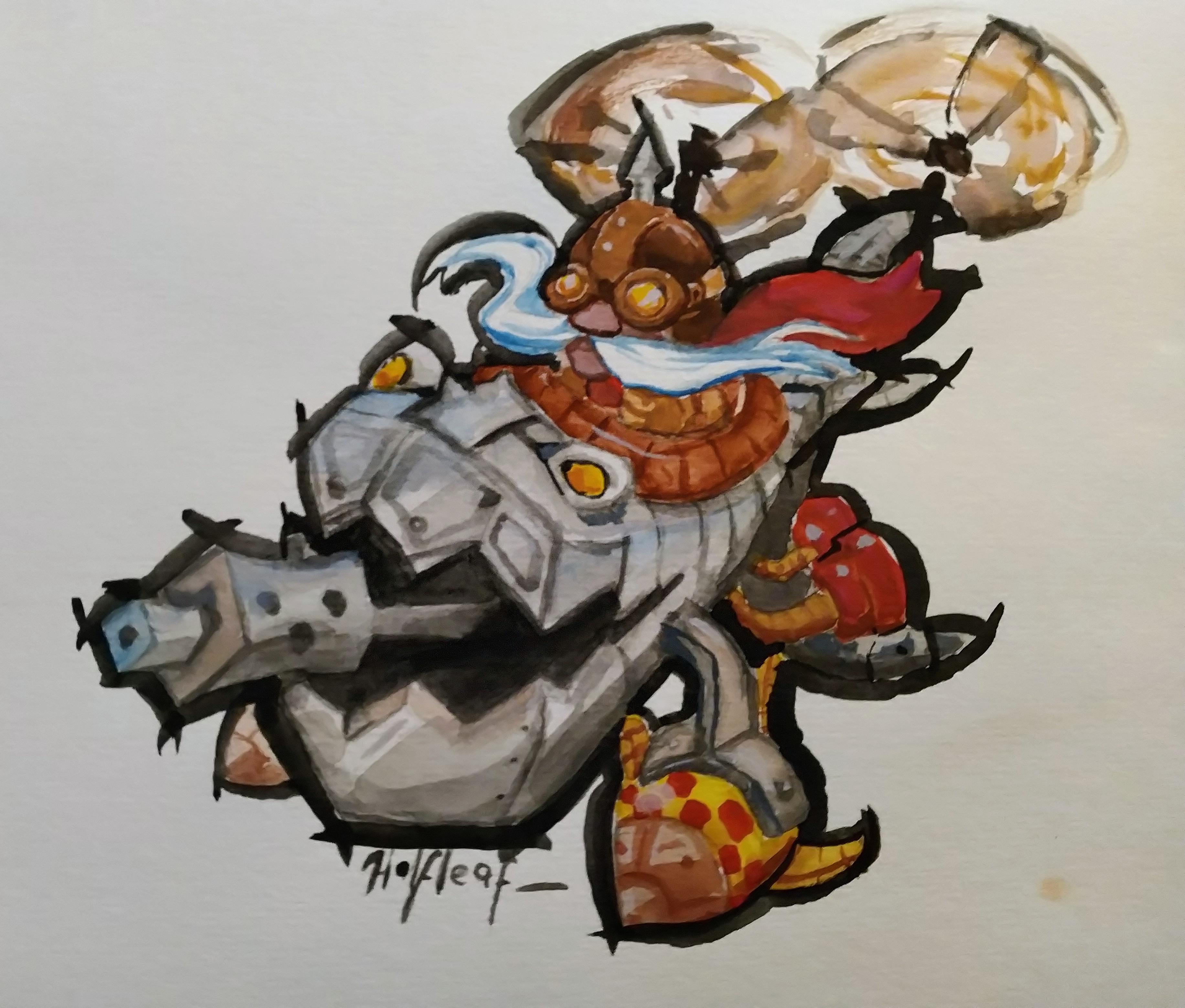 Corki painting uwu | Scrolller