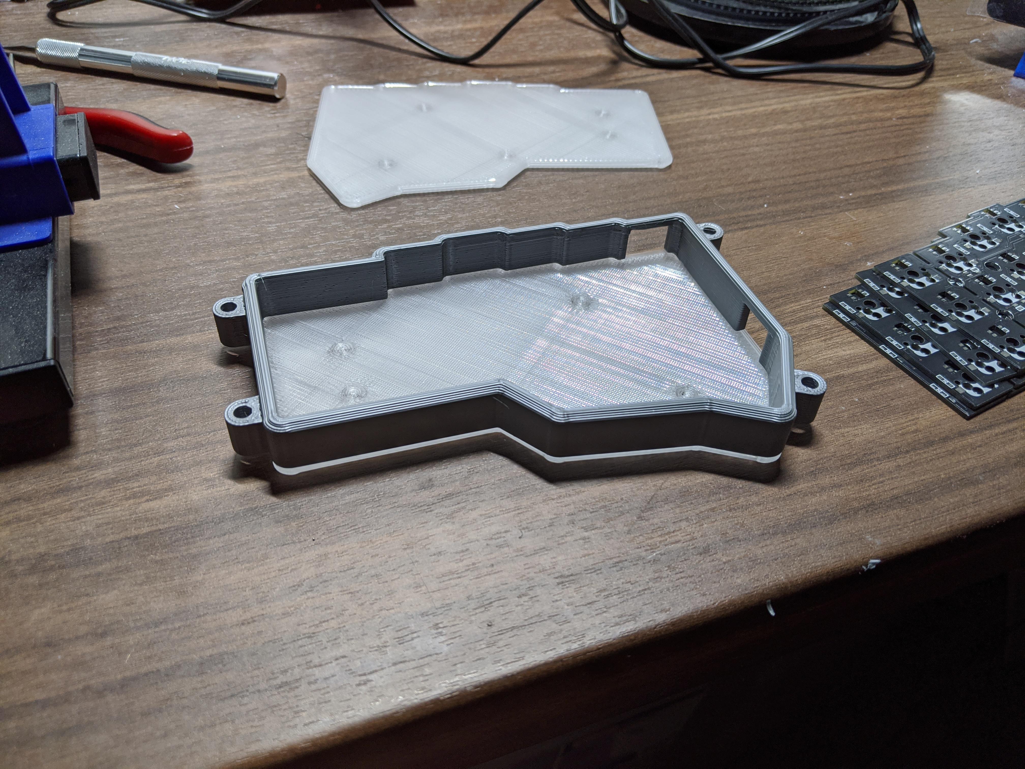 Corne/helidox tenting prototype | Scrolller