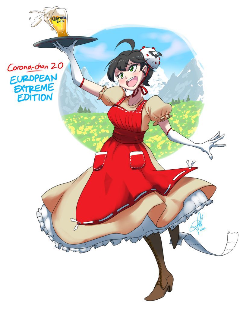 Corona-chan in Europe | Scrolller