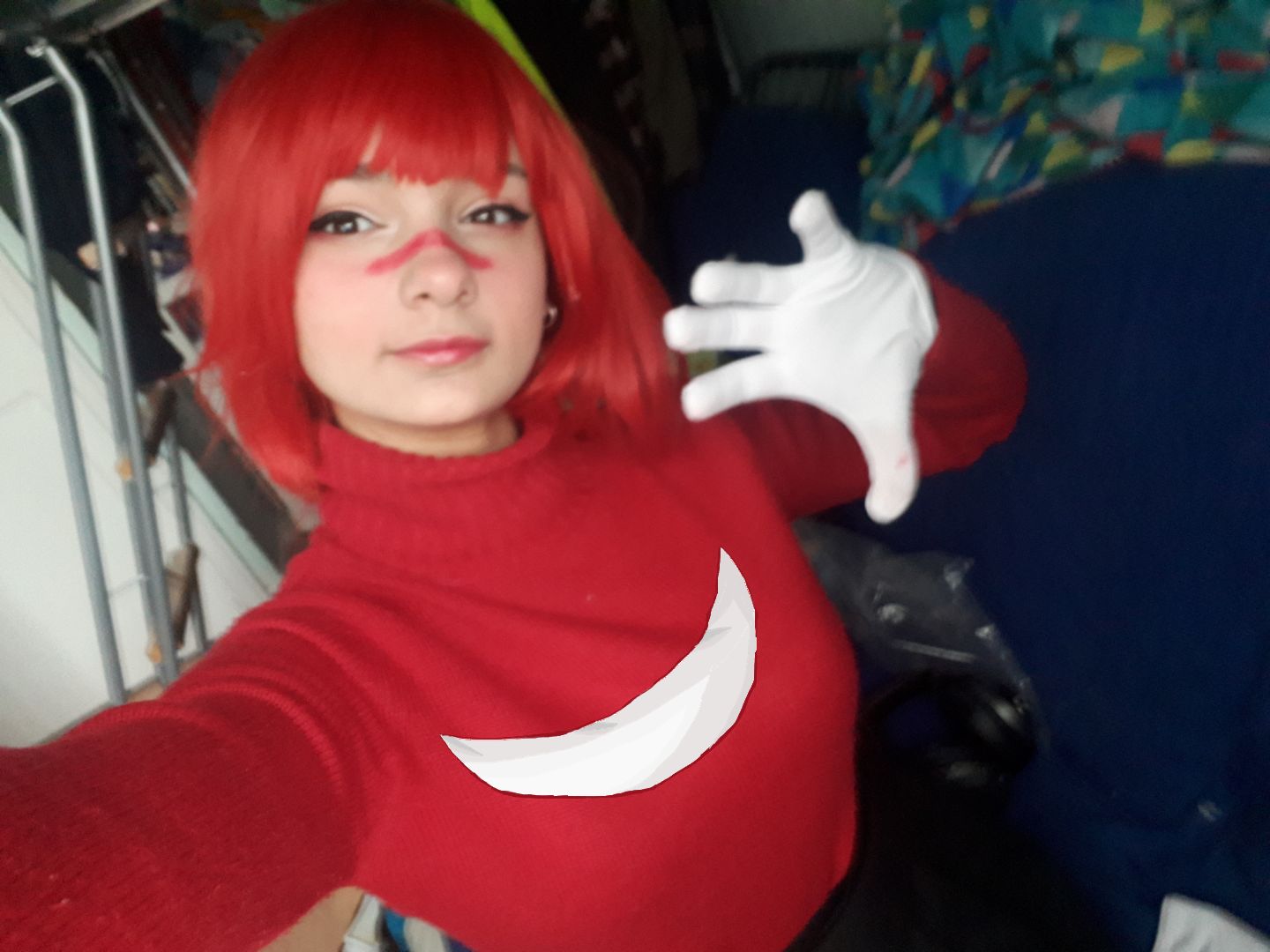 cosplayed as uganda knuckles based off some fanart :D | Scrolller