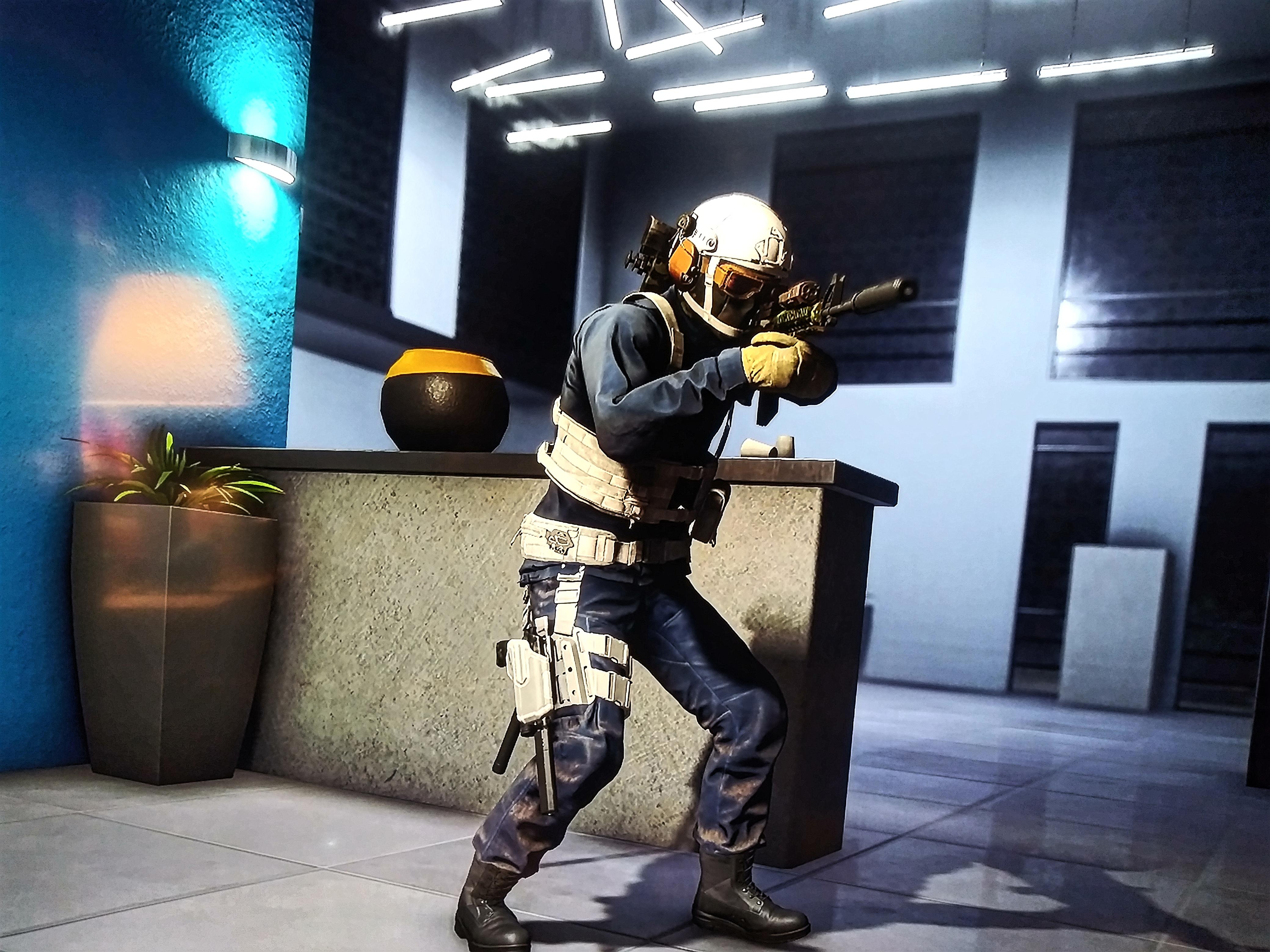 Cosplaying as an FBC Ranger, doing a sweep of the Oldest House, in Ghost Recon: Breakpoint ...