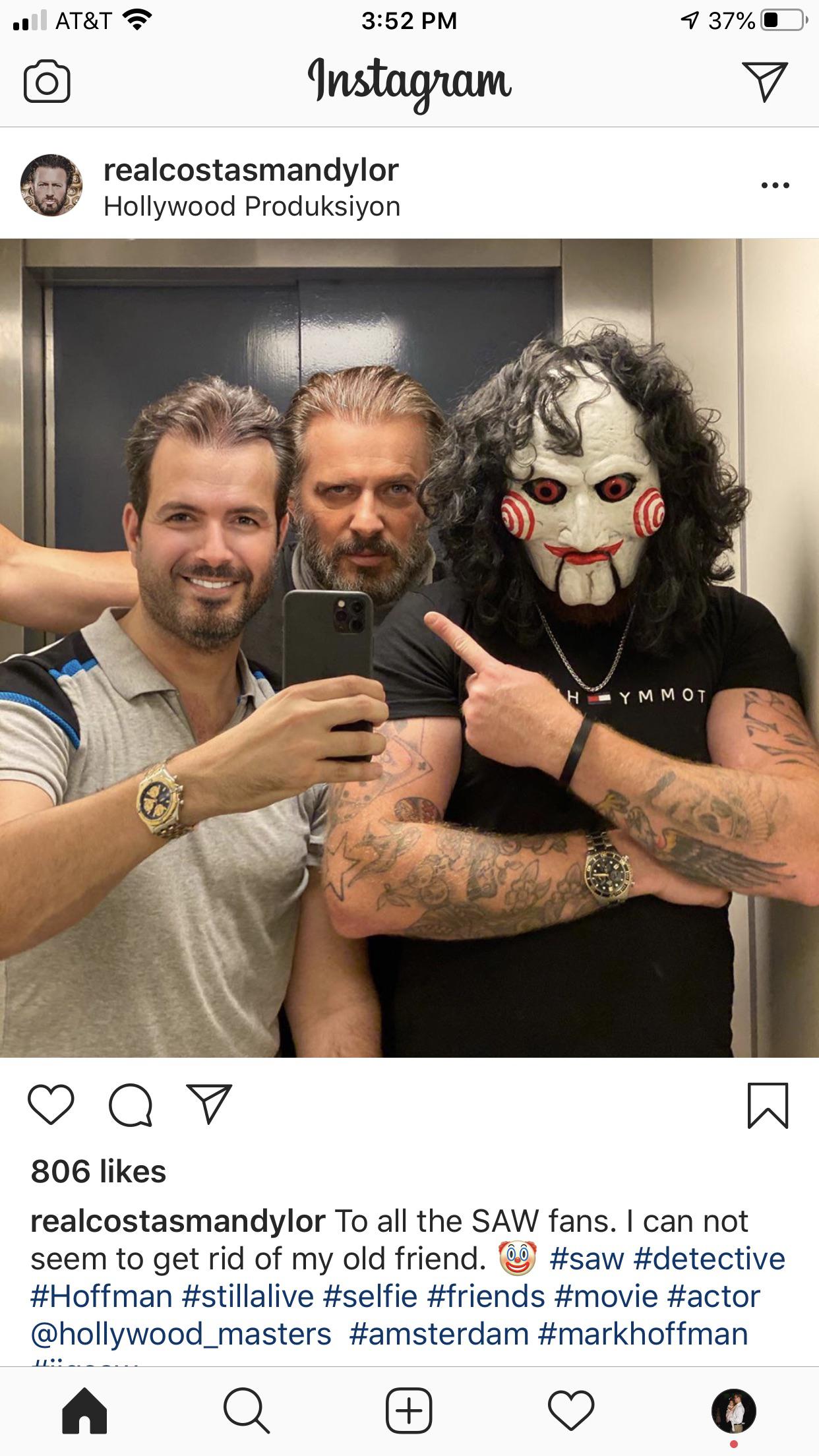 Costas recent Instagram post | Scrolller