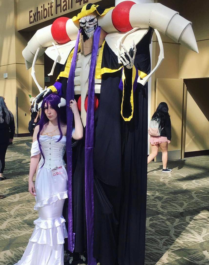 Costume of Lord Ainz I made for Sakura-Con last year (I’m redoing the shoulders for this year ...