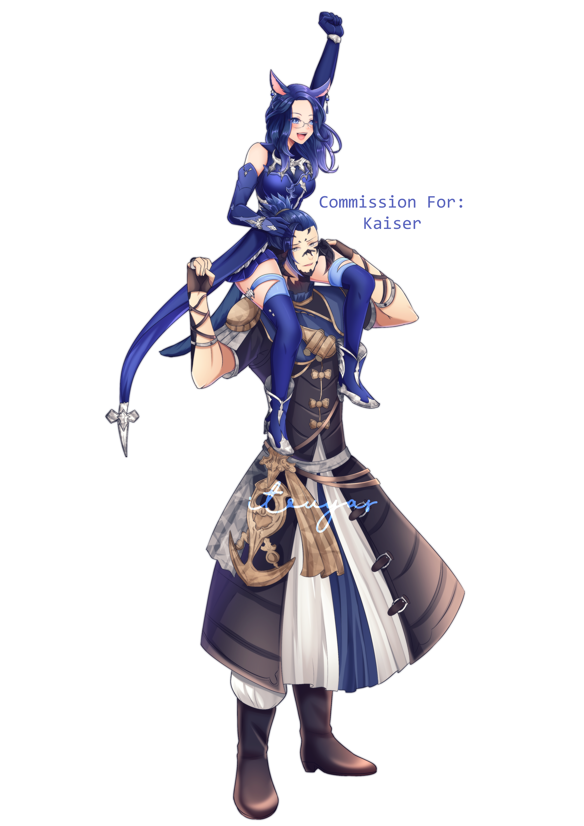 Couple Commission for Kaiser! ^_^/// | Scrolller