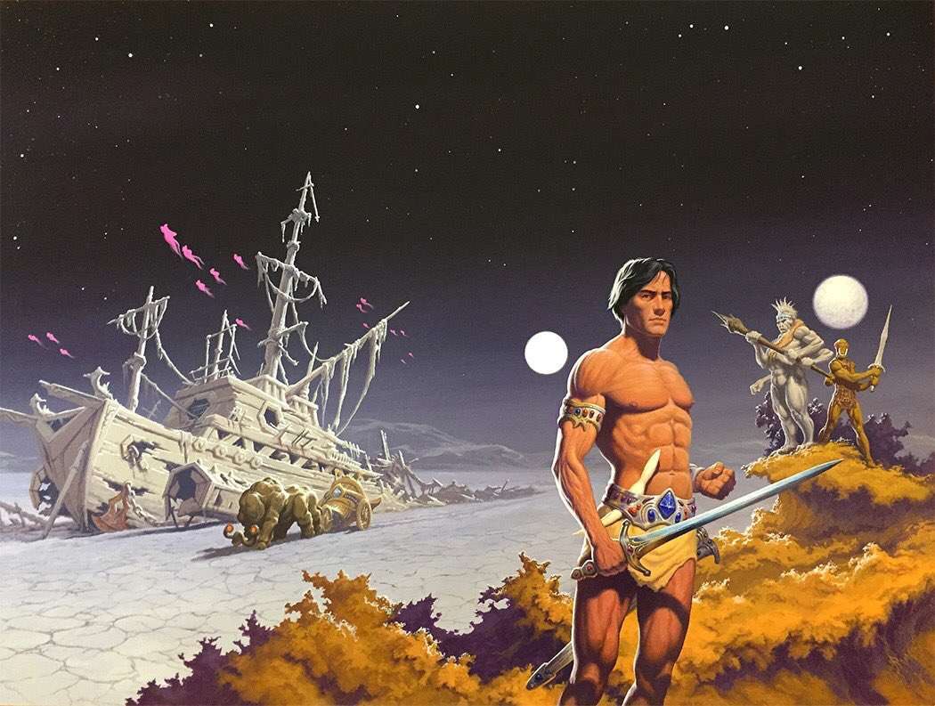 Behold the cover art for Tarzan, Conqueror of Mars | Scrolller
