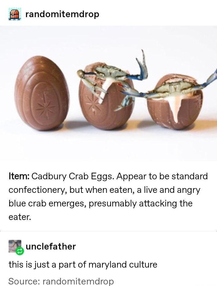"Real Crunchy Not-Dead Crab?" | Scrolller
